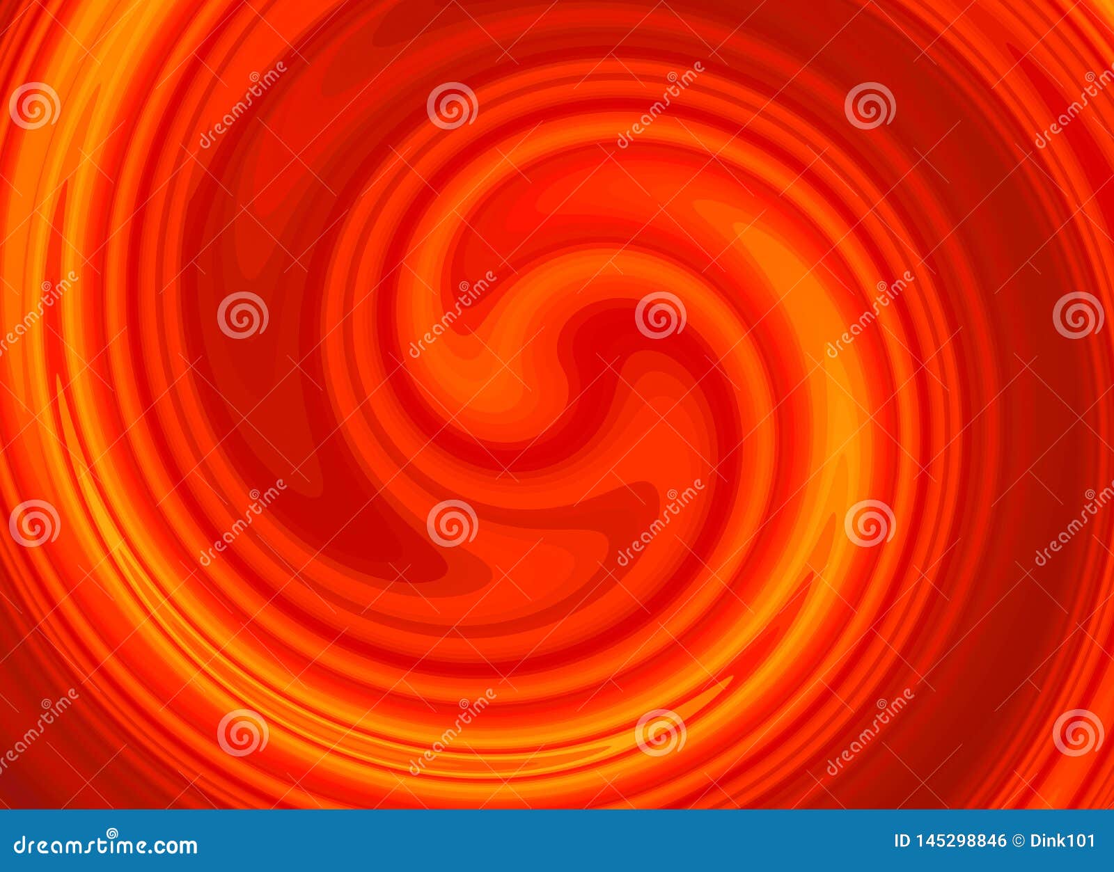Bright Red and Orange Background with a Curl Pattern Stock Illustration ...