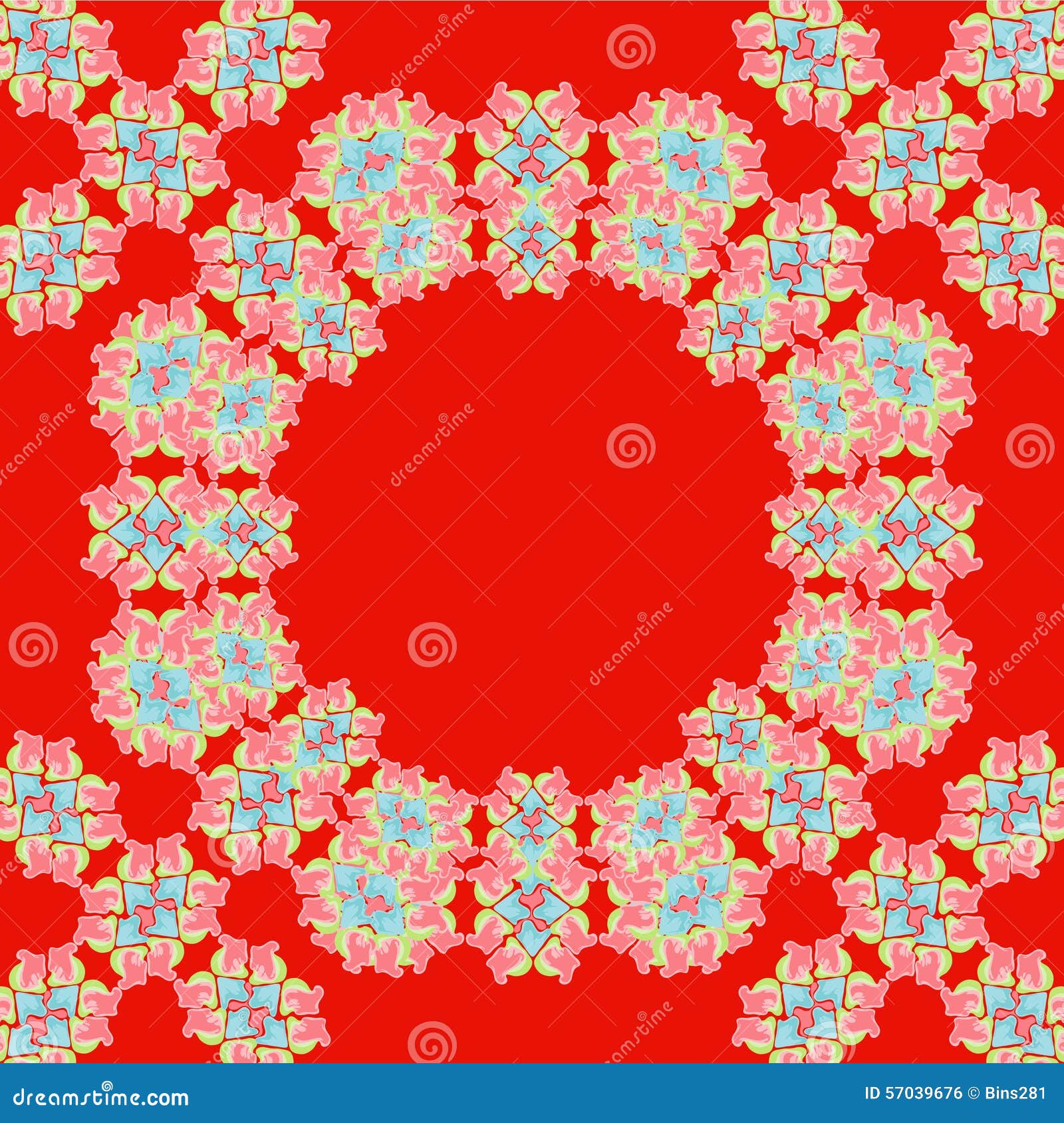 Bright red pattern stock vector. Illustration of fabrics - 57039676