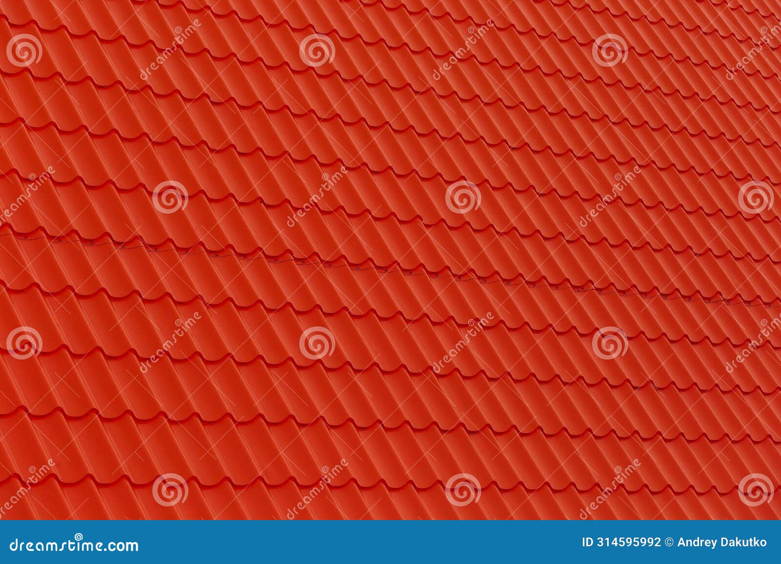 Bright Red Roof Tile Coating Surface House Abstract Pattern Background ...