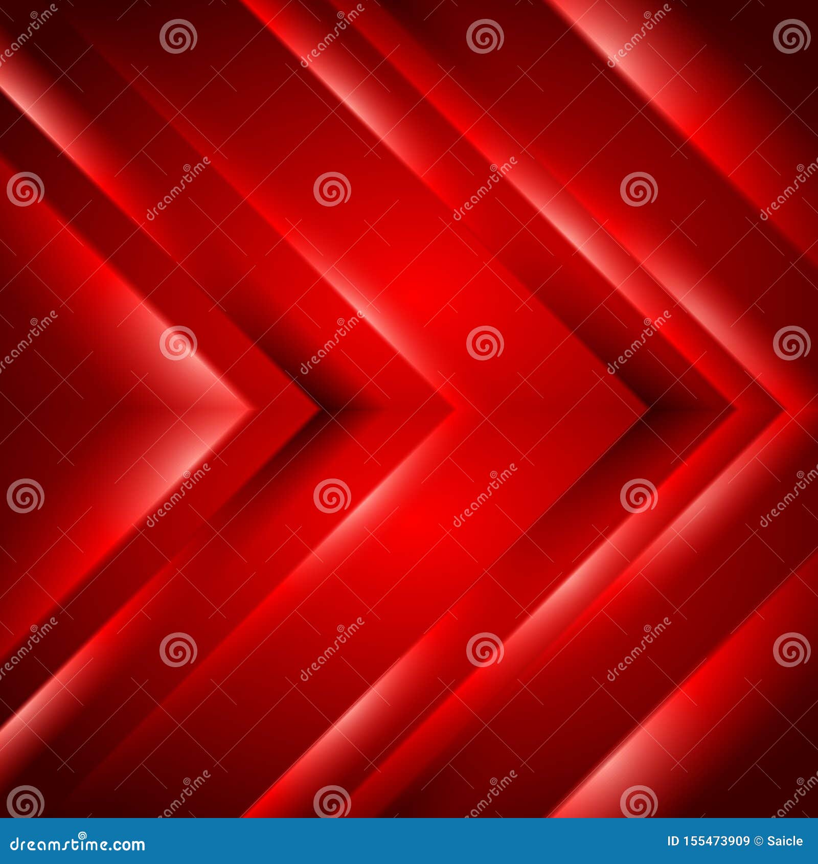 Bright Red Smooth Glowing Arrows Tech Background Stock Vector ...