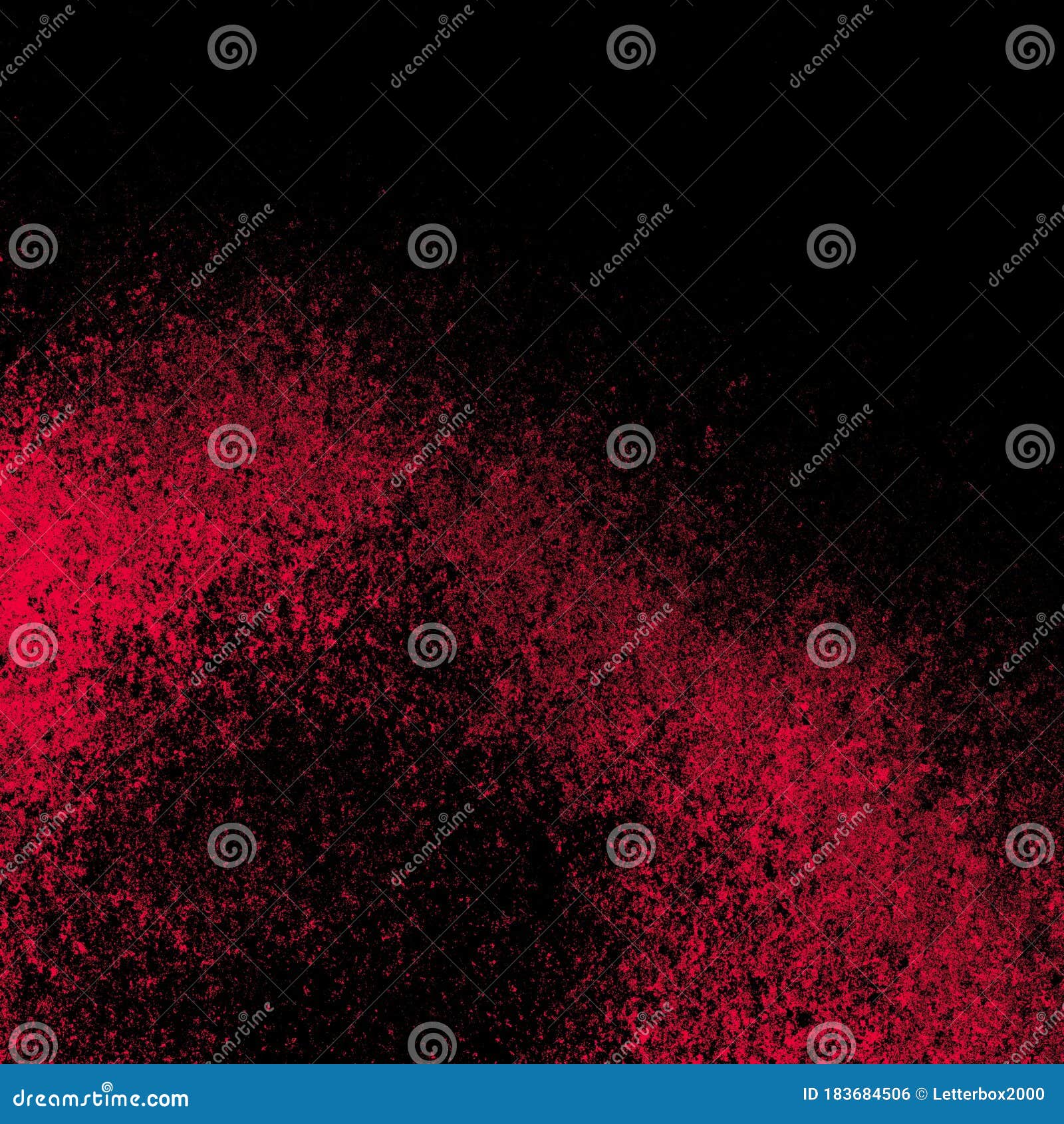 Bright Red Spots and Splashes on a Black Background. Stock Illustration ...