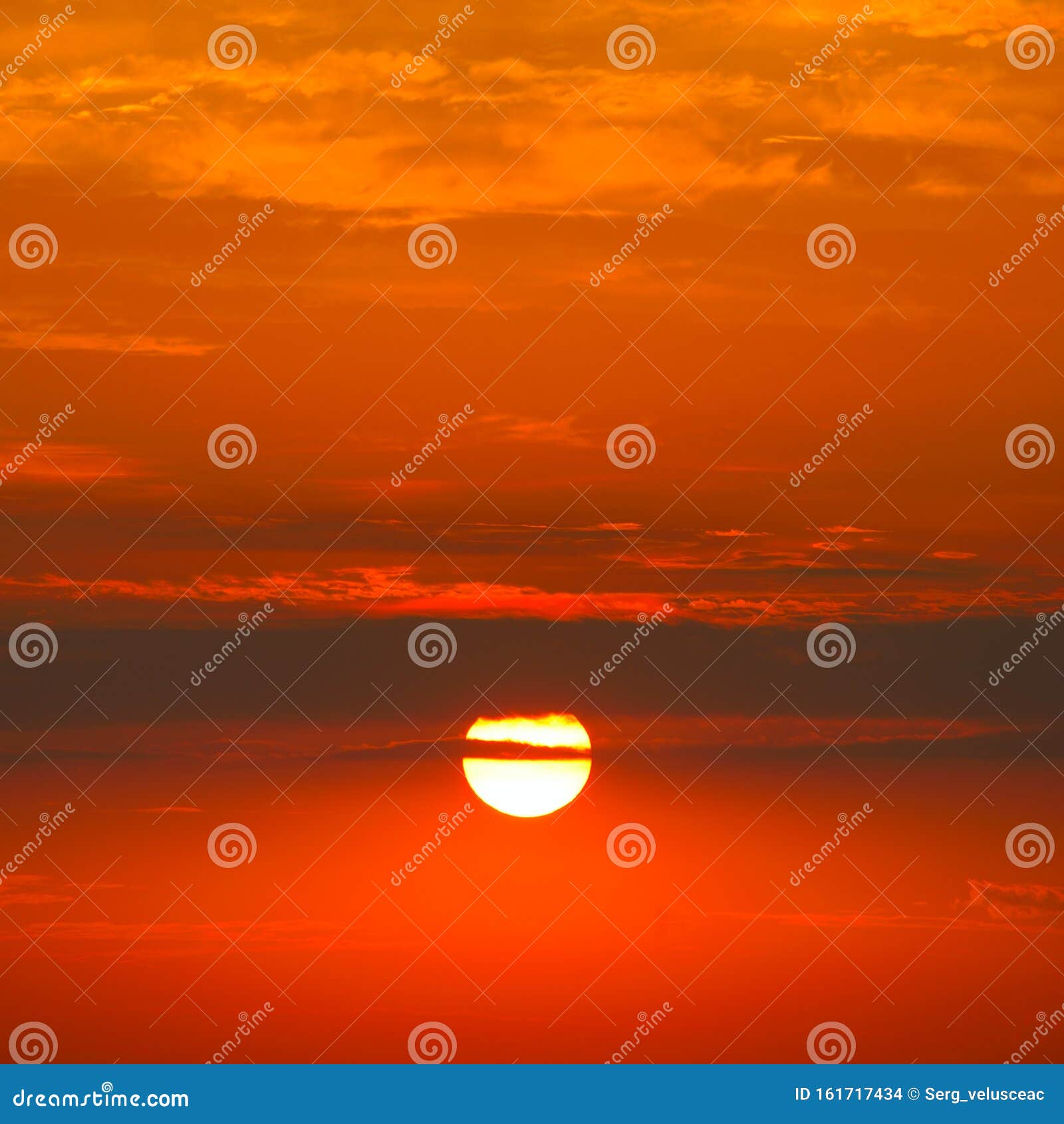Bright red sunset stock photo. Image of skyline, nature - 161717434