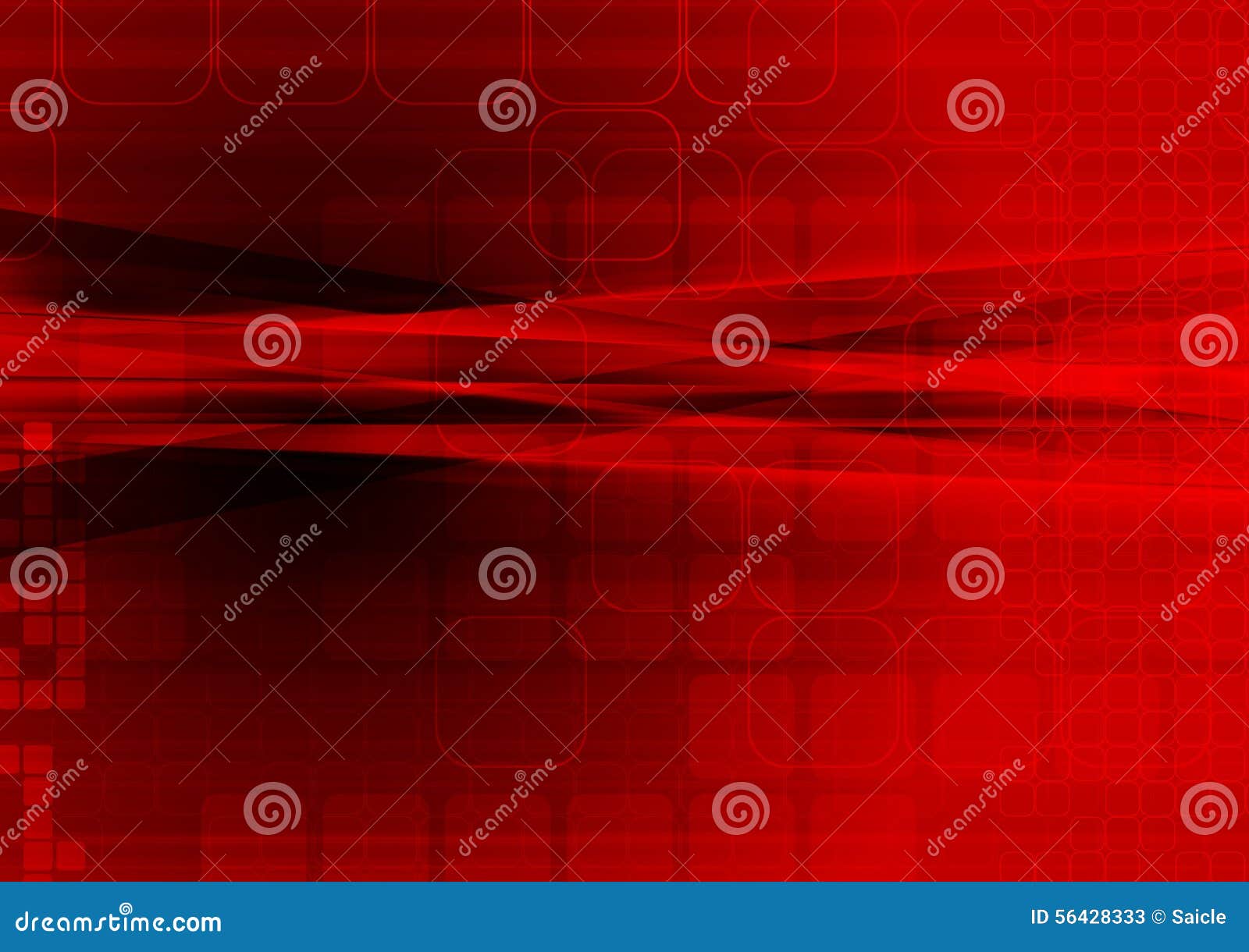 Bright Red Tech Abstract Background Stock Vector - Illustration of ...