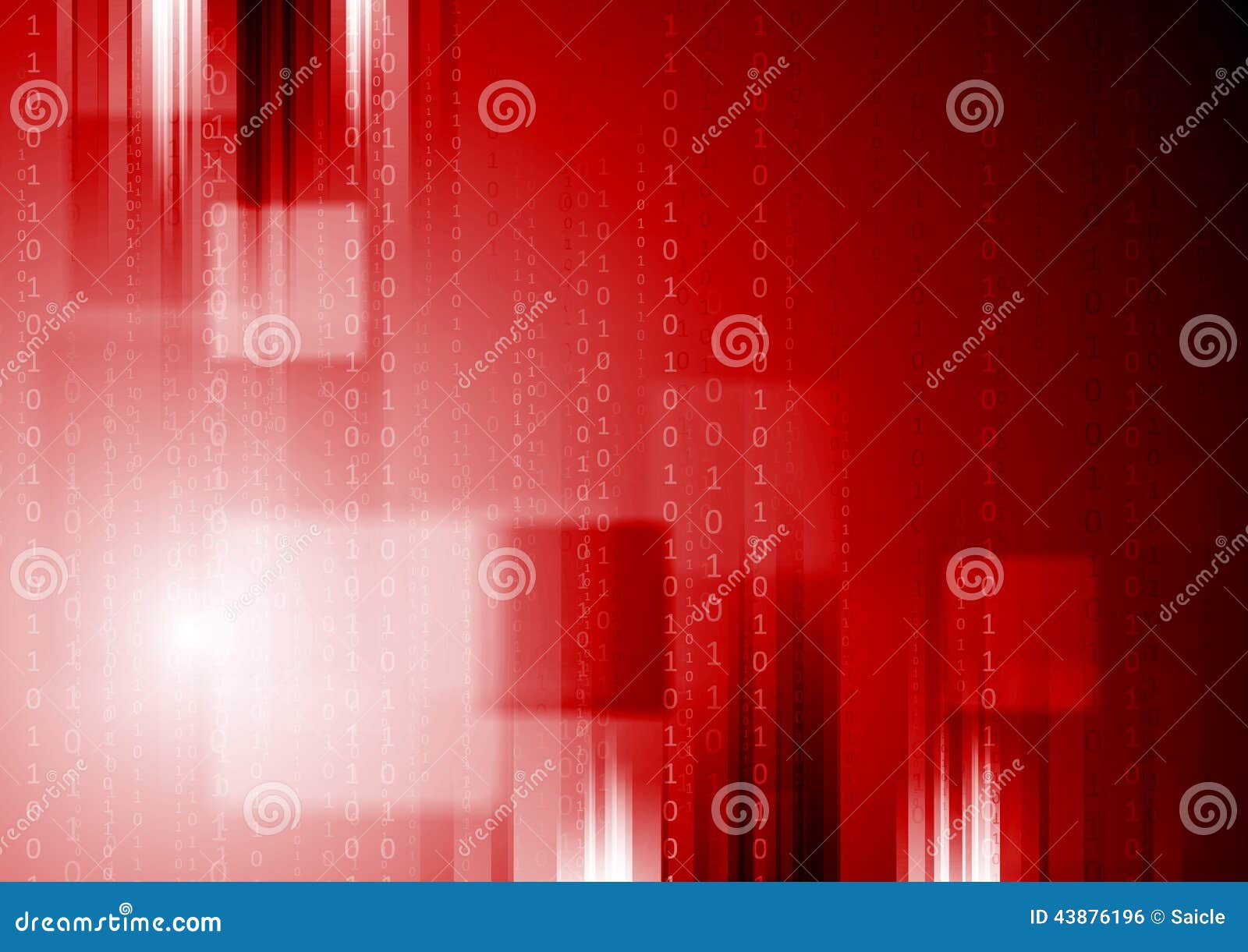 Bright Red Technology Design Stock Vector - Illustration of flyer, line ...