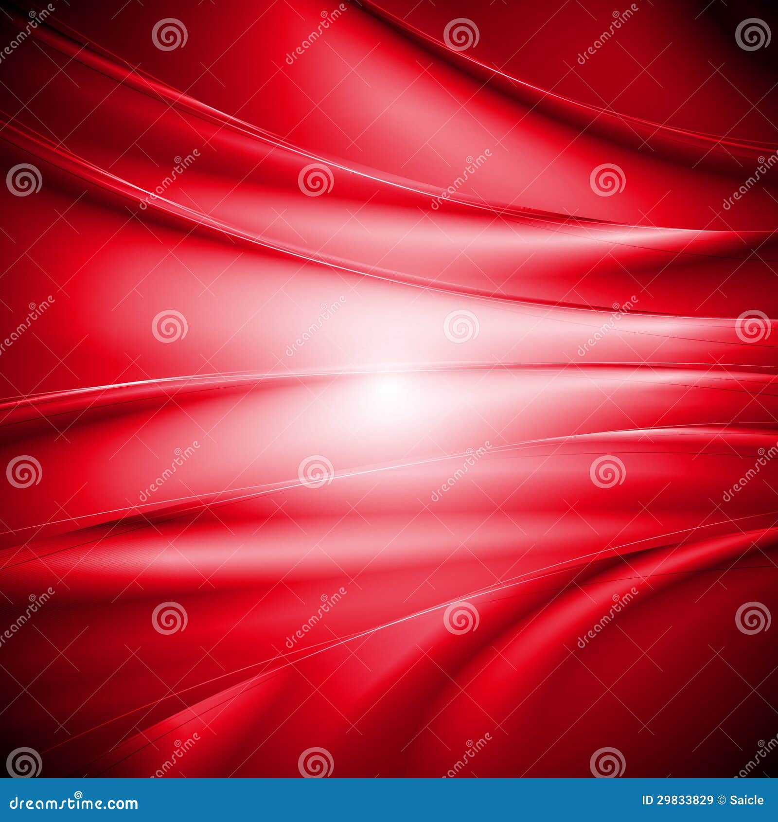 Abstract Waves Red Background Stock Vector - Illustration of glowing ...