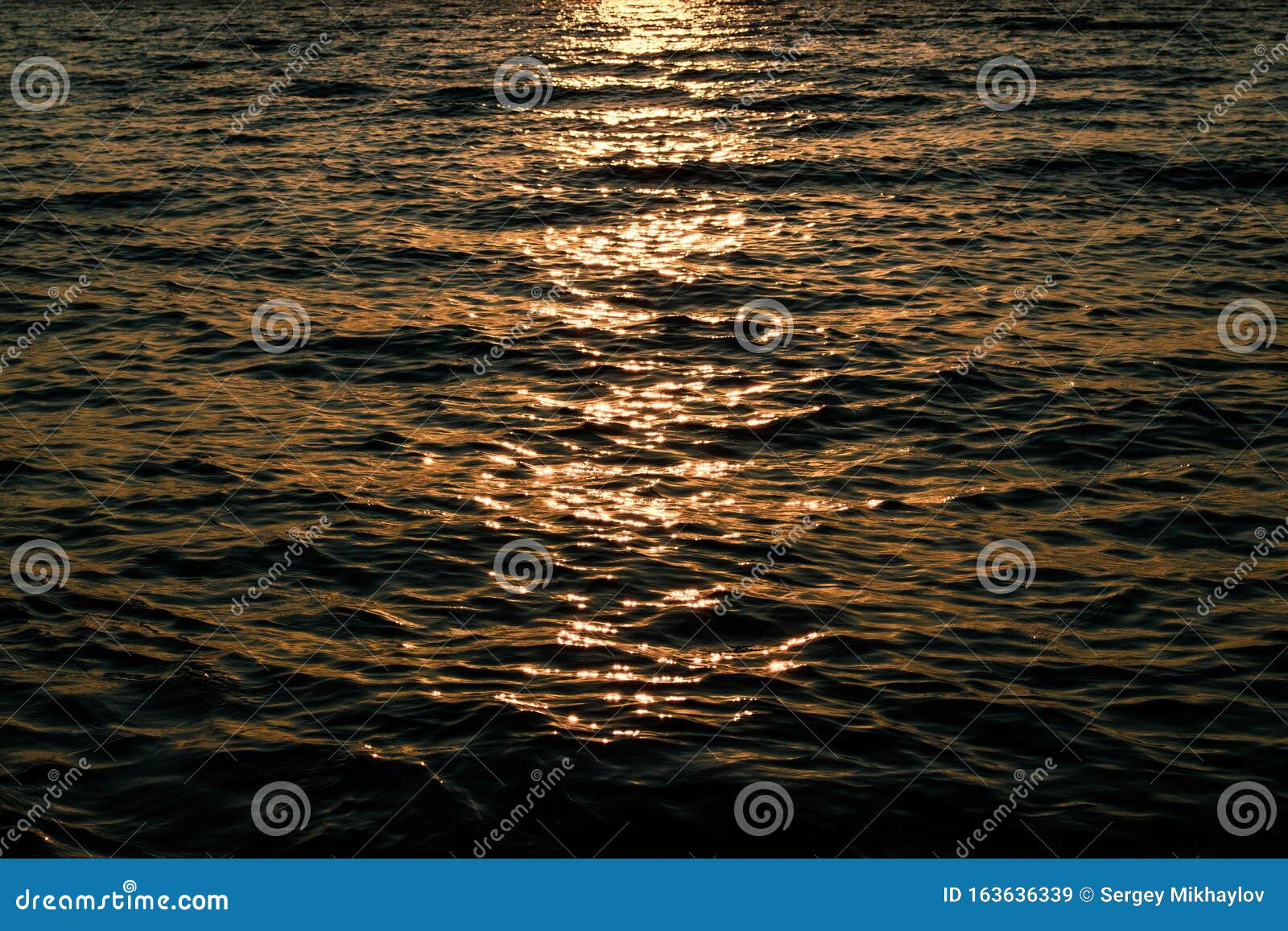 Bright Reflection of Sunlight on the Waves Stock Image - Image of ...