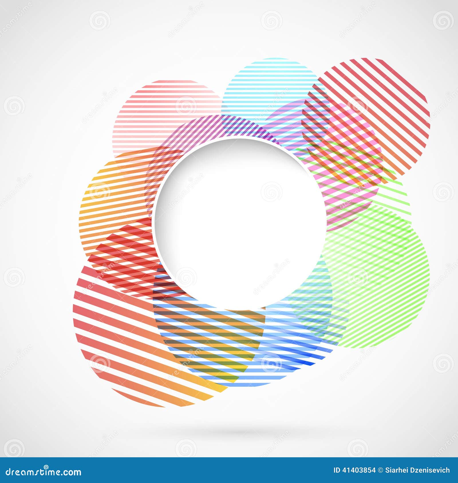 Bright Retro Circle Design Element Stock Vector - Illustration of disco ...