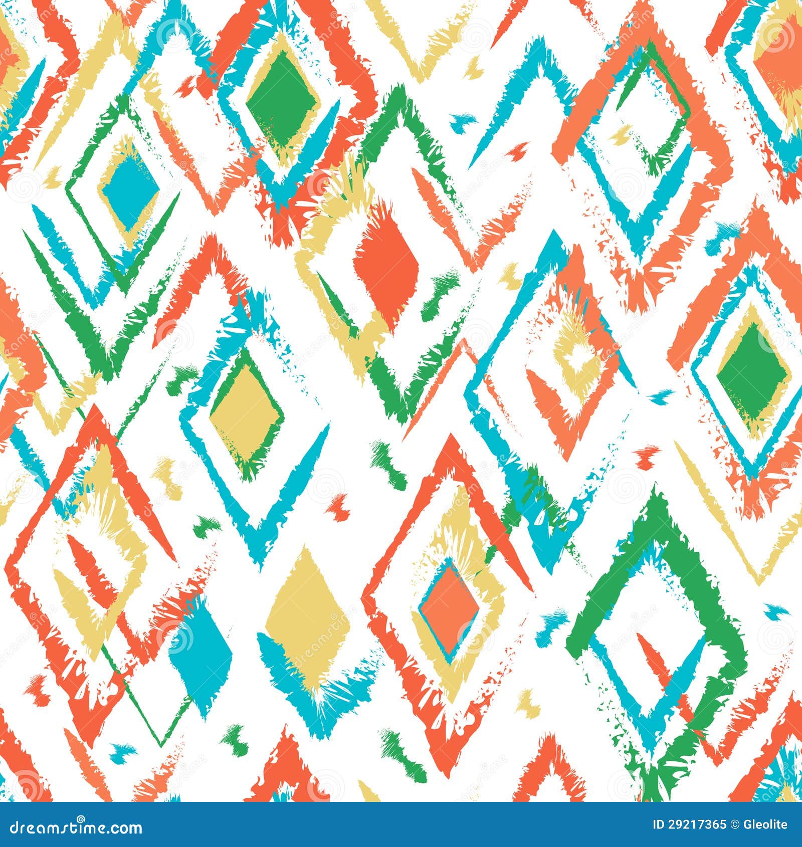 Bright Rhombus Seamless Pattern Stock Vector - Illustration of ...