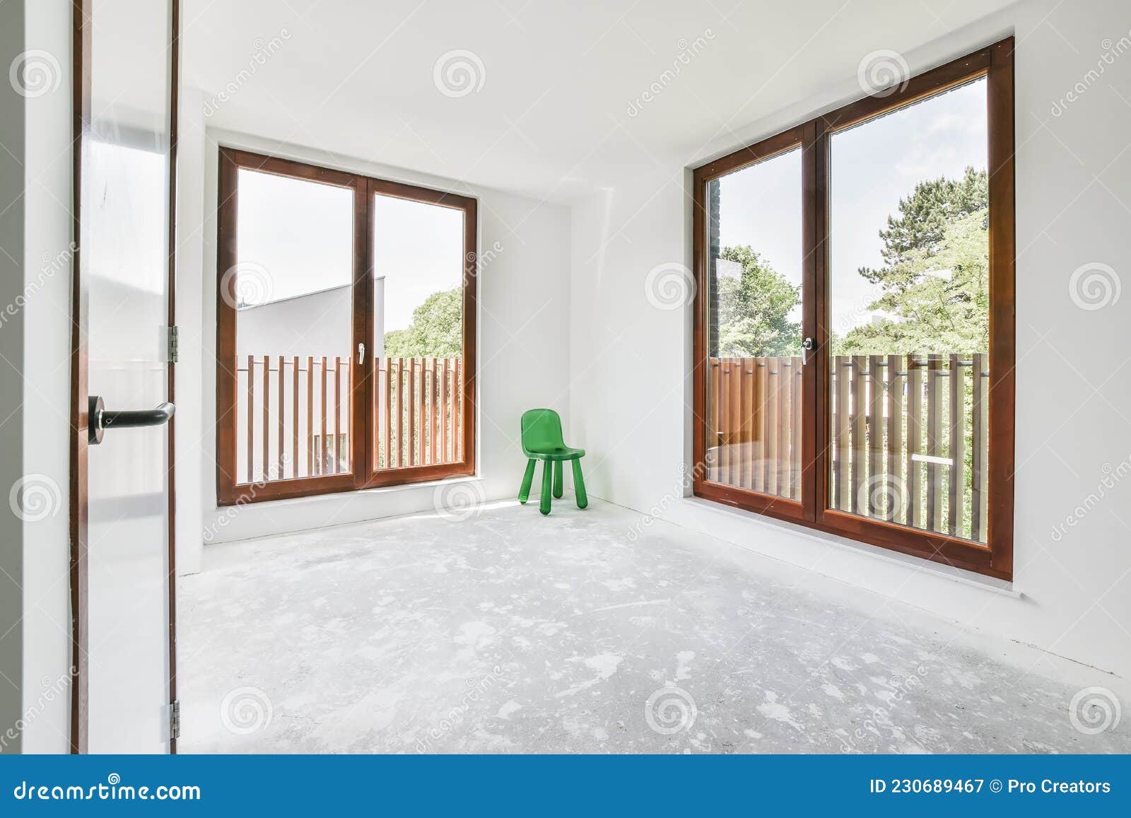 Bright room interior stock image. Image of stylish, home - 230689467