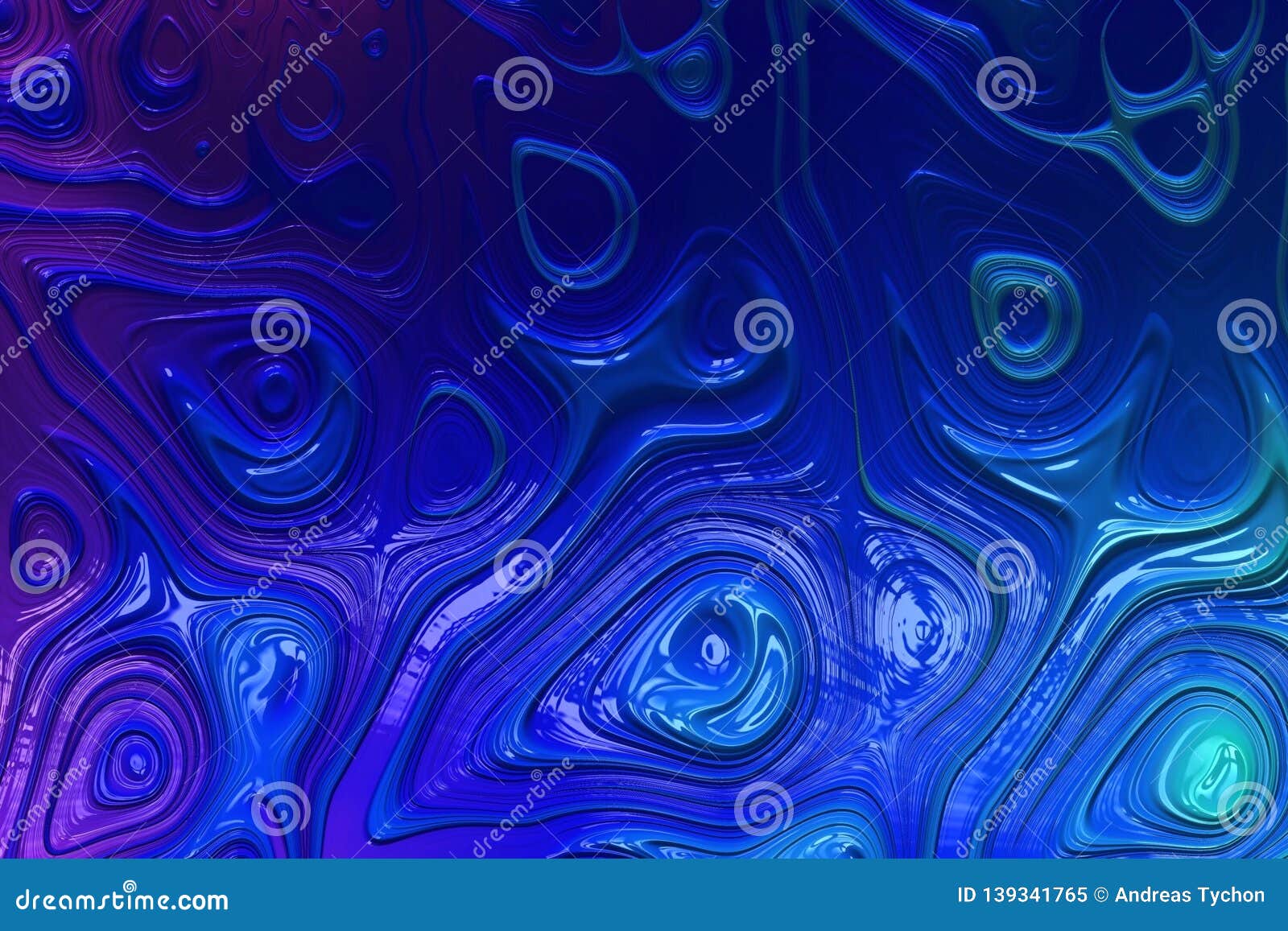 Bright Royal Blue Abstract Wet Paint Background Stock Illustration ...