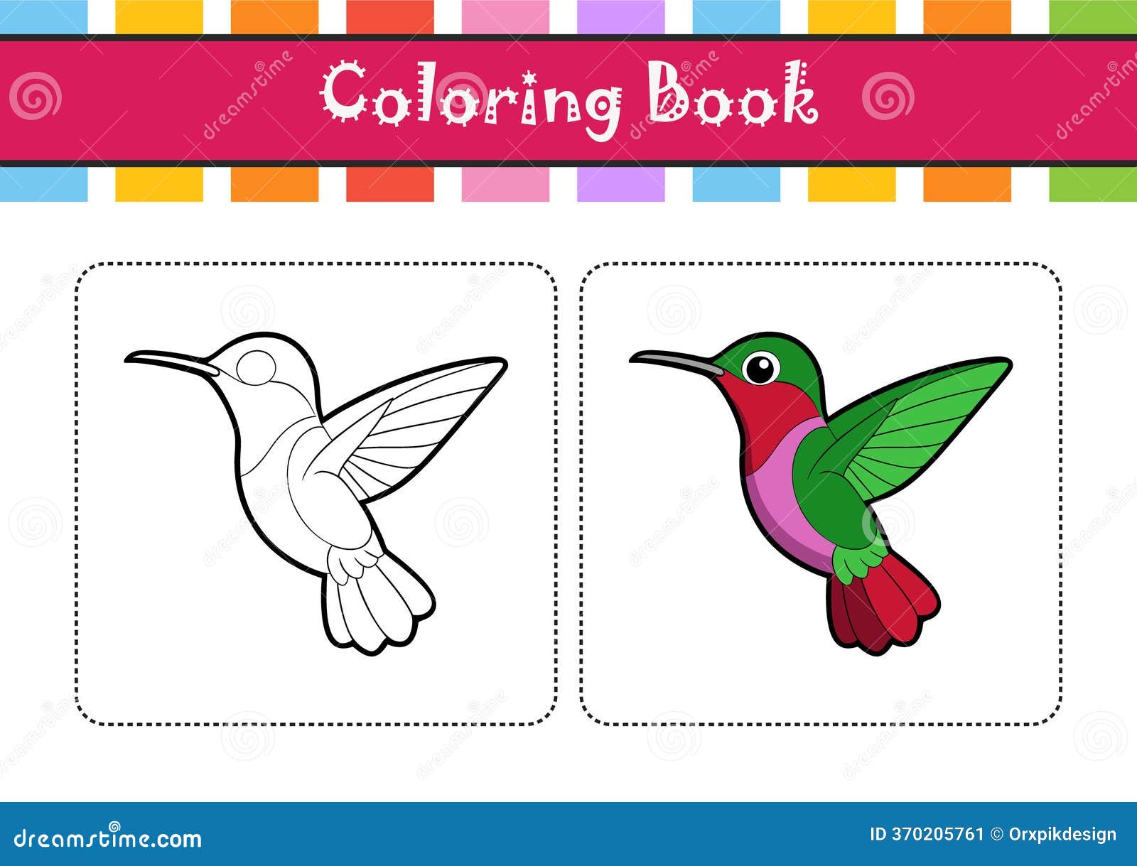 Ruby-throated Hummingbird Vibrant Red Throat Feathers. Stock Photo ...