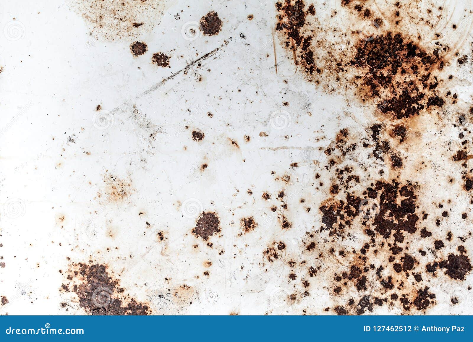 Bright Rust Stains Texture Paint Showing through To Rust Stock Photo ...