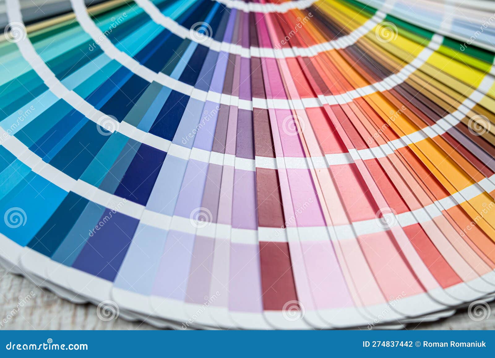 Bright Samples of Color Palette Stock Photo - Image of spectrum ...