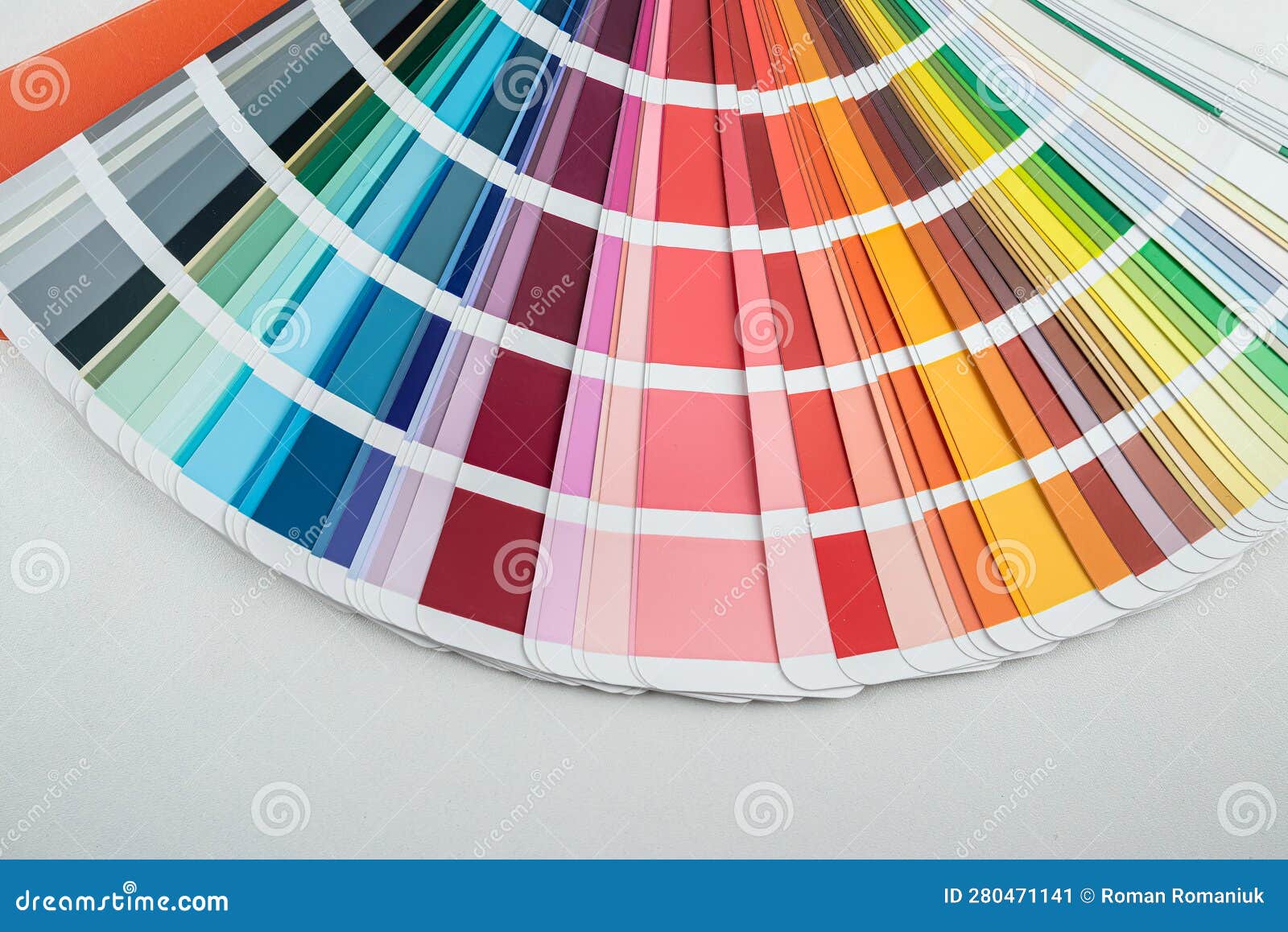 Bright Samples of Color Palette Stock Image - Image of sample ...