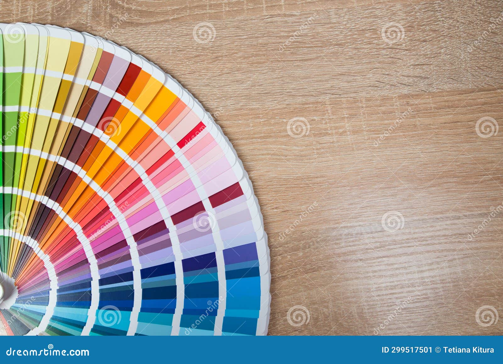 Bright Samples of Color Palette Stock Image - Image of colour, book ...