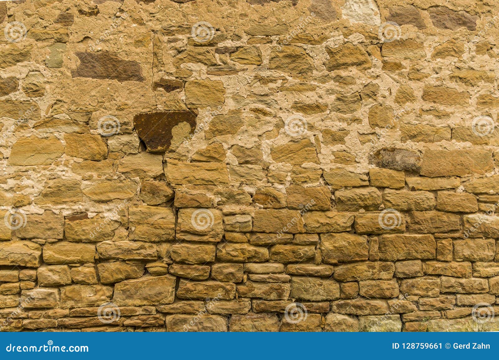 Bright Sandstone Brick Wall Texture Royalty-Free Stock Photo ...