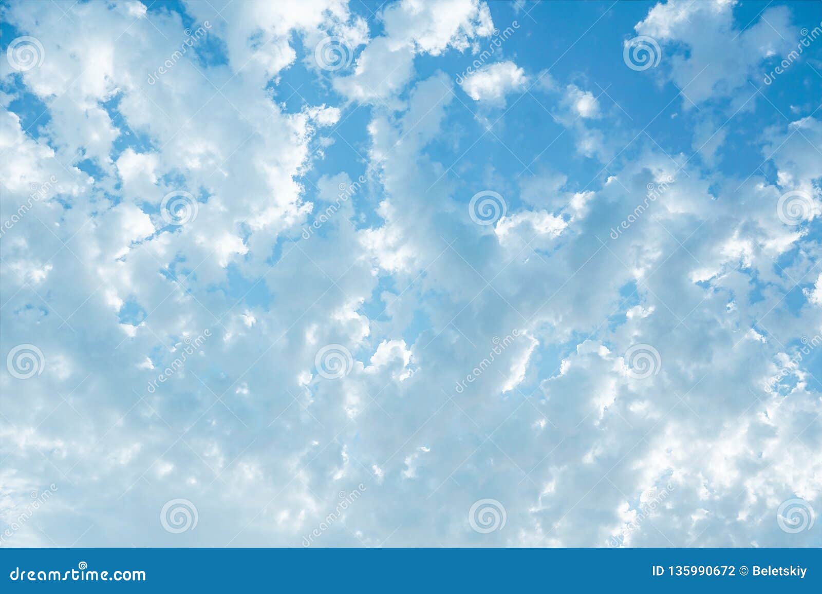 Bright saturated blue sky stock photo. Image of nature - 135990672