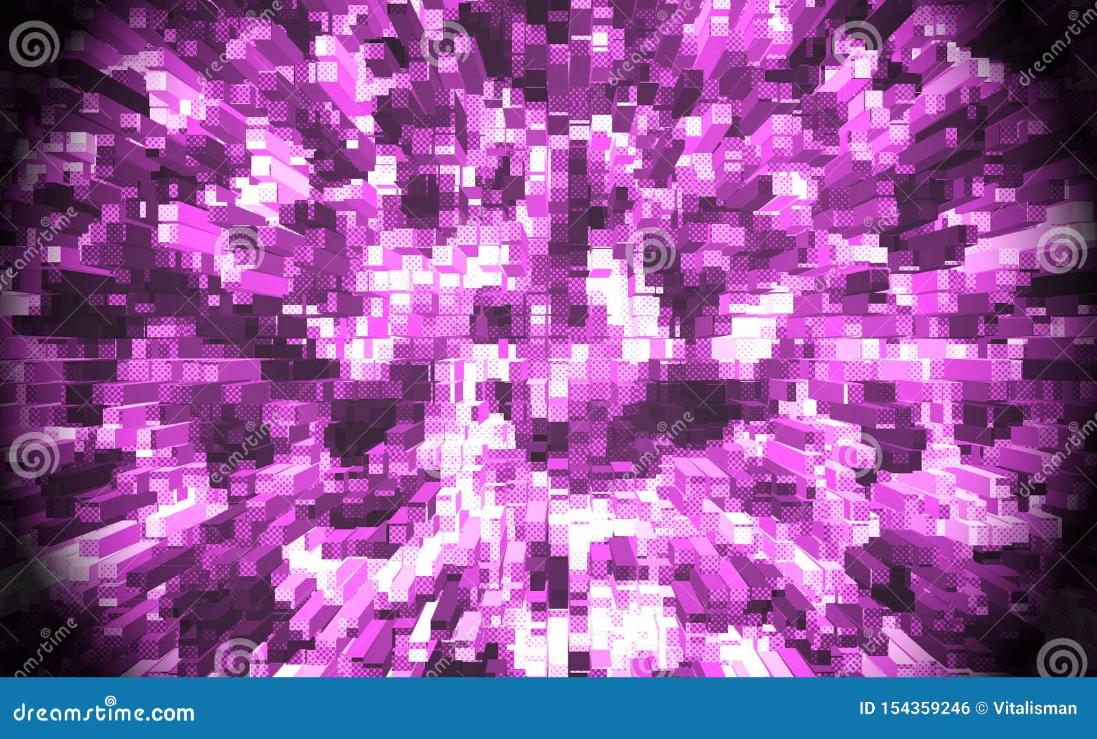 A Bright Violet Abstract Background in Techno Style Stock Illustration ...