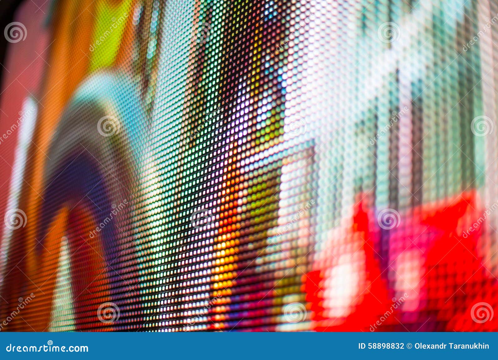 Bright Saturated LED Smd Screen Stock Photo - Image of technology ...