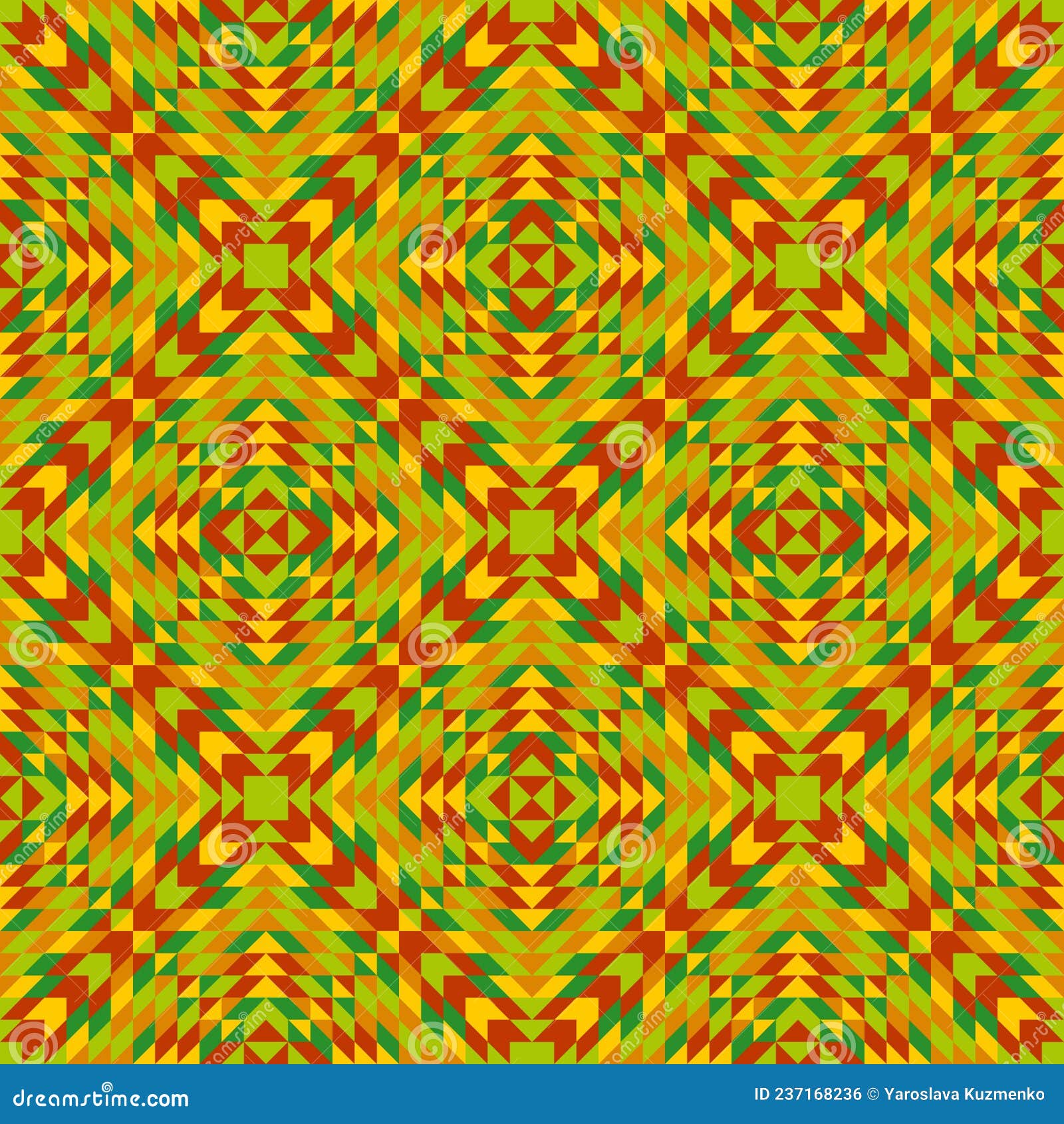 Bright Seamless Pixel Pattern in Mexican Style Stock Illustration ...