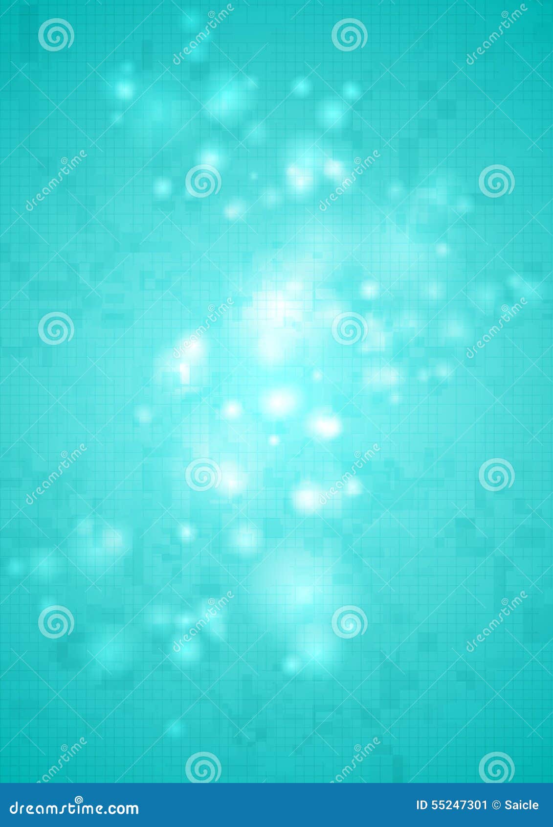 Bright Shiny Cyan Vector Tech Background Stock Vector - Illustration of ...