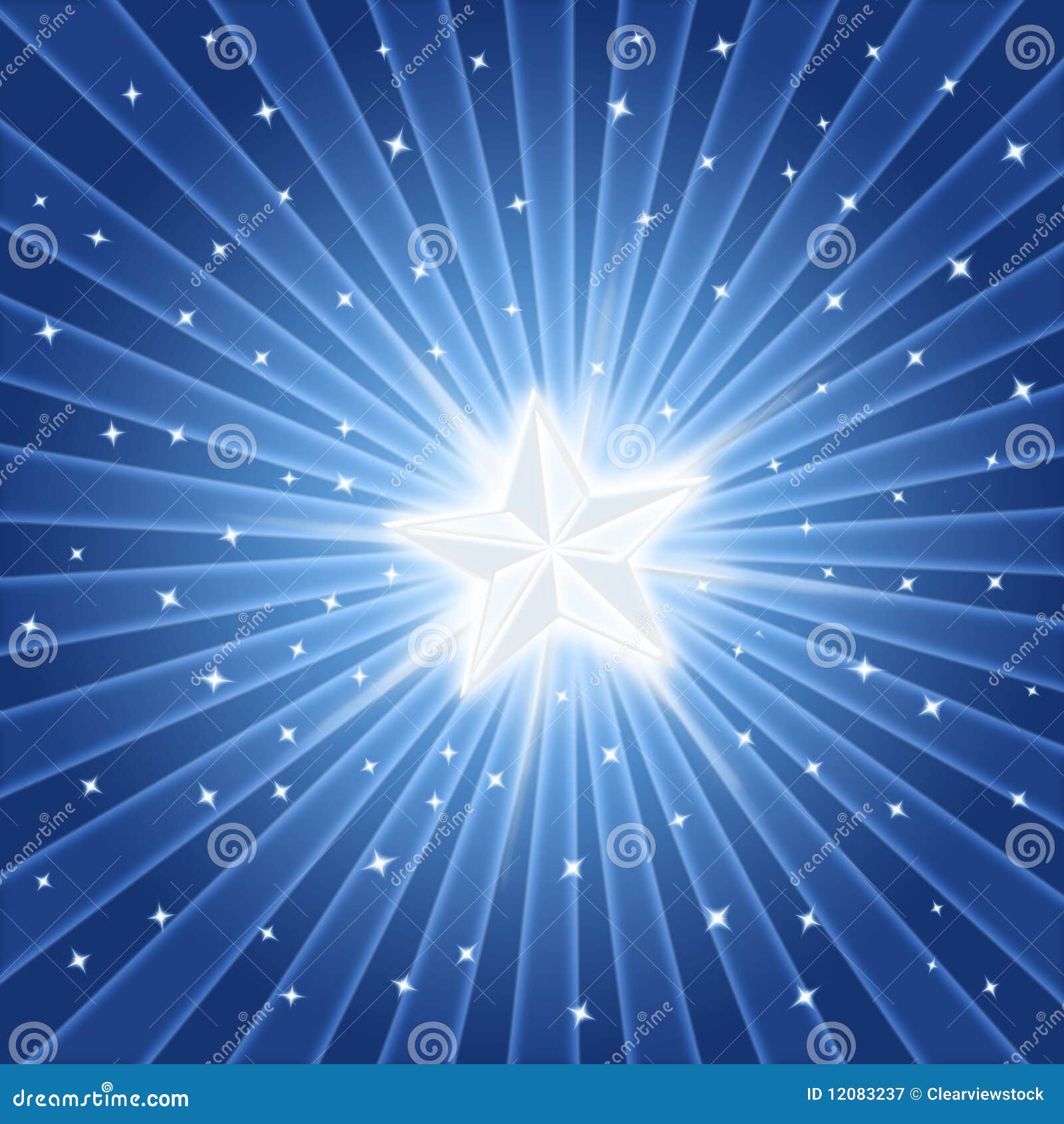 Bright shiny star stock vector. Illustration of texture - 12083237