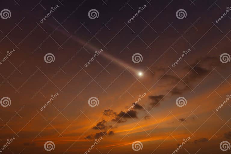 Bright shooting star stock image. Image of meteor, heaven - 208165947