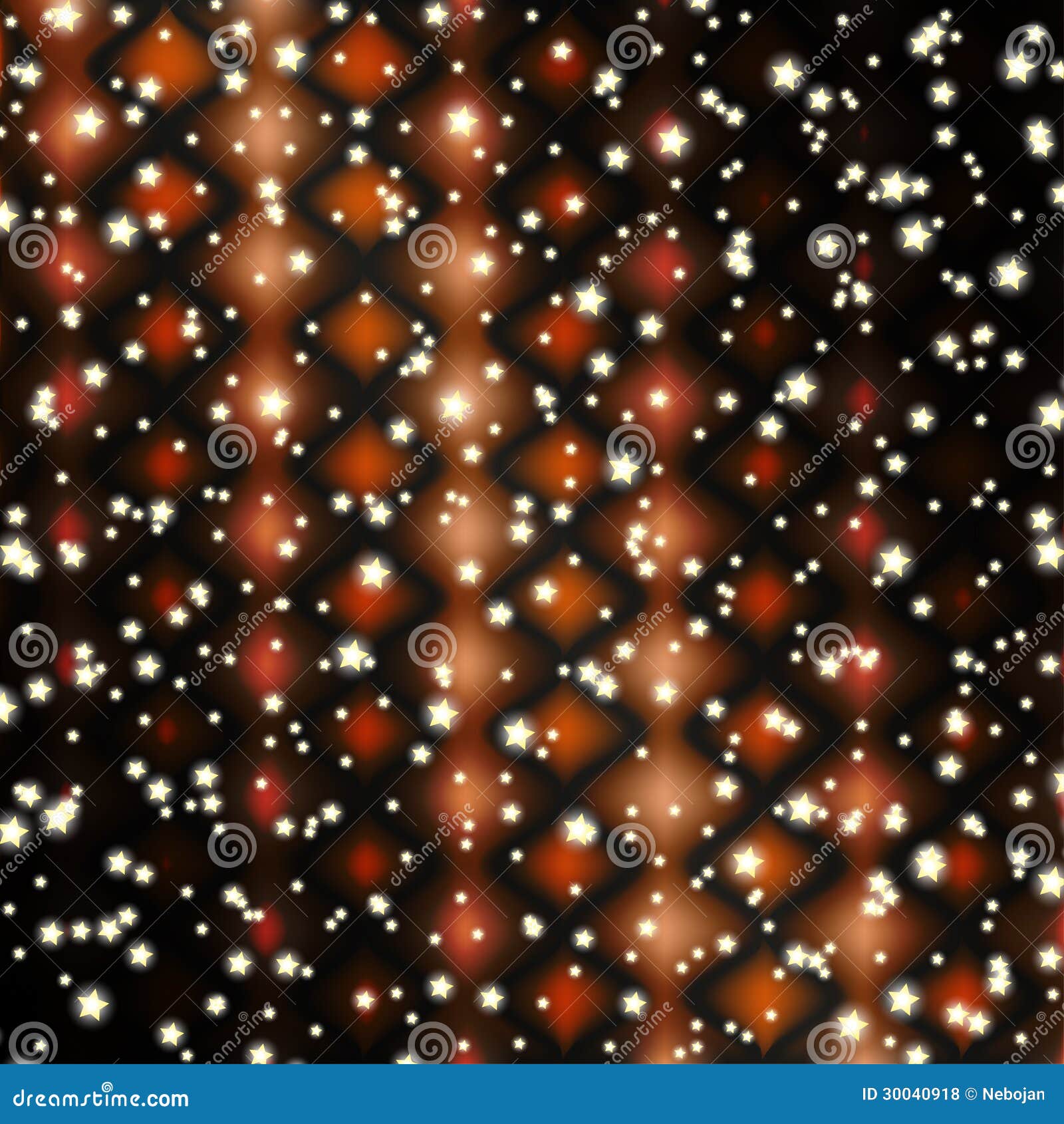 Bright Shooting Christmas Magical Star Over Checkered Layout Vector ...