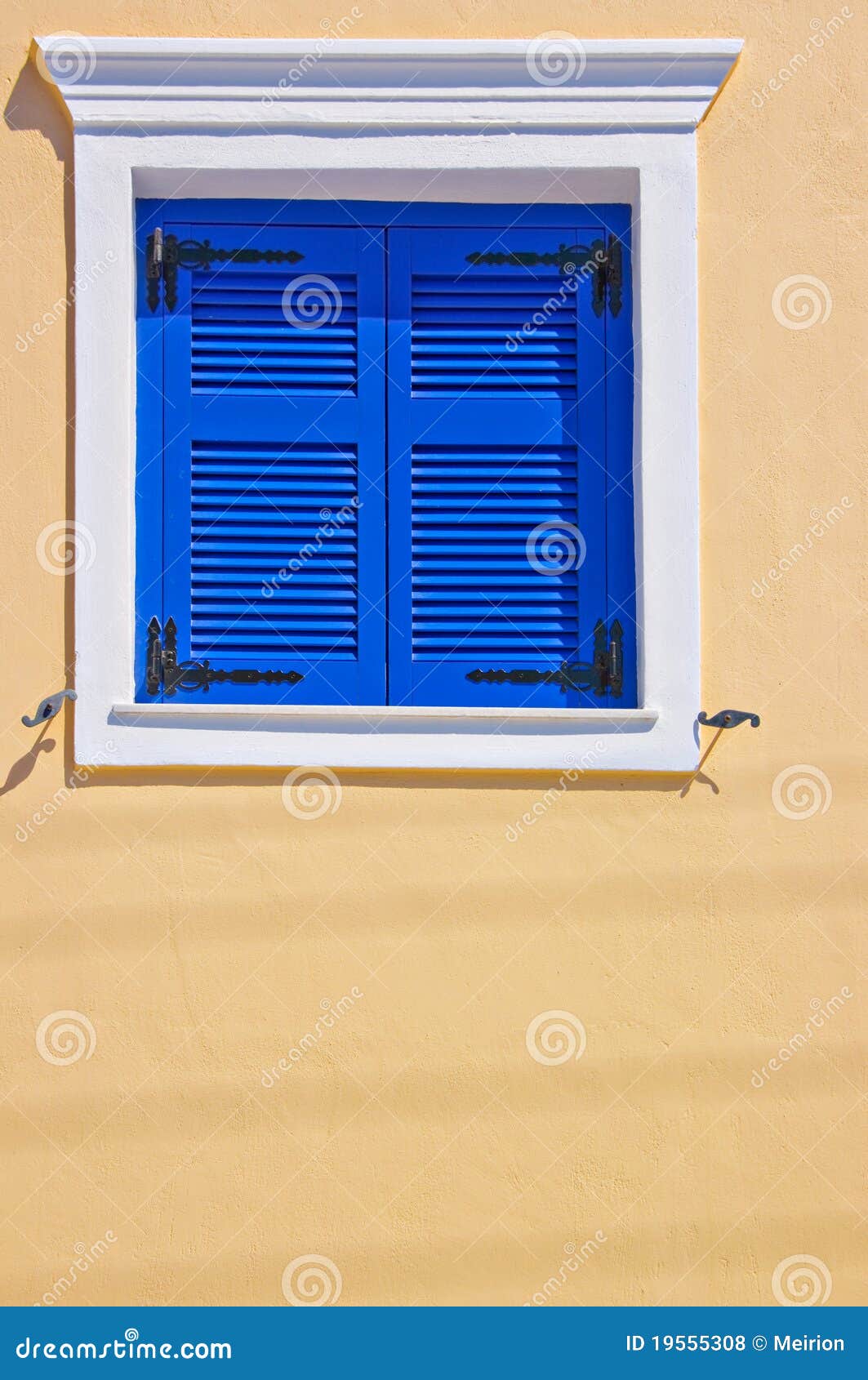 Bright shuttered window stock photo. Image of tourism - 19555308
