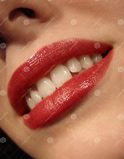 Bright smile stock photo. Image of glossy, happy, glamorous - 3752726