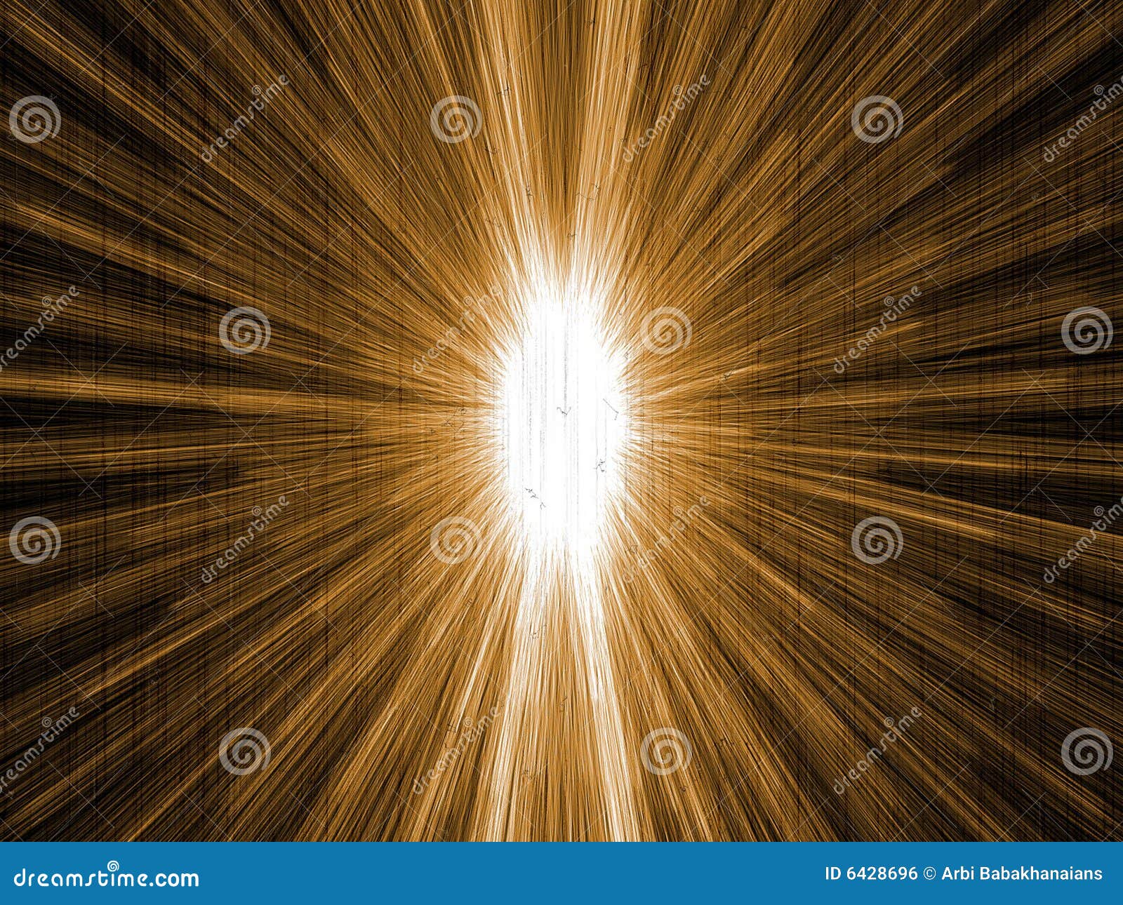 Bright Space Explosion in Black Space Stock Illustration - Illustration ...