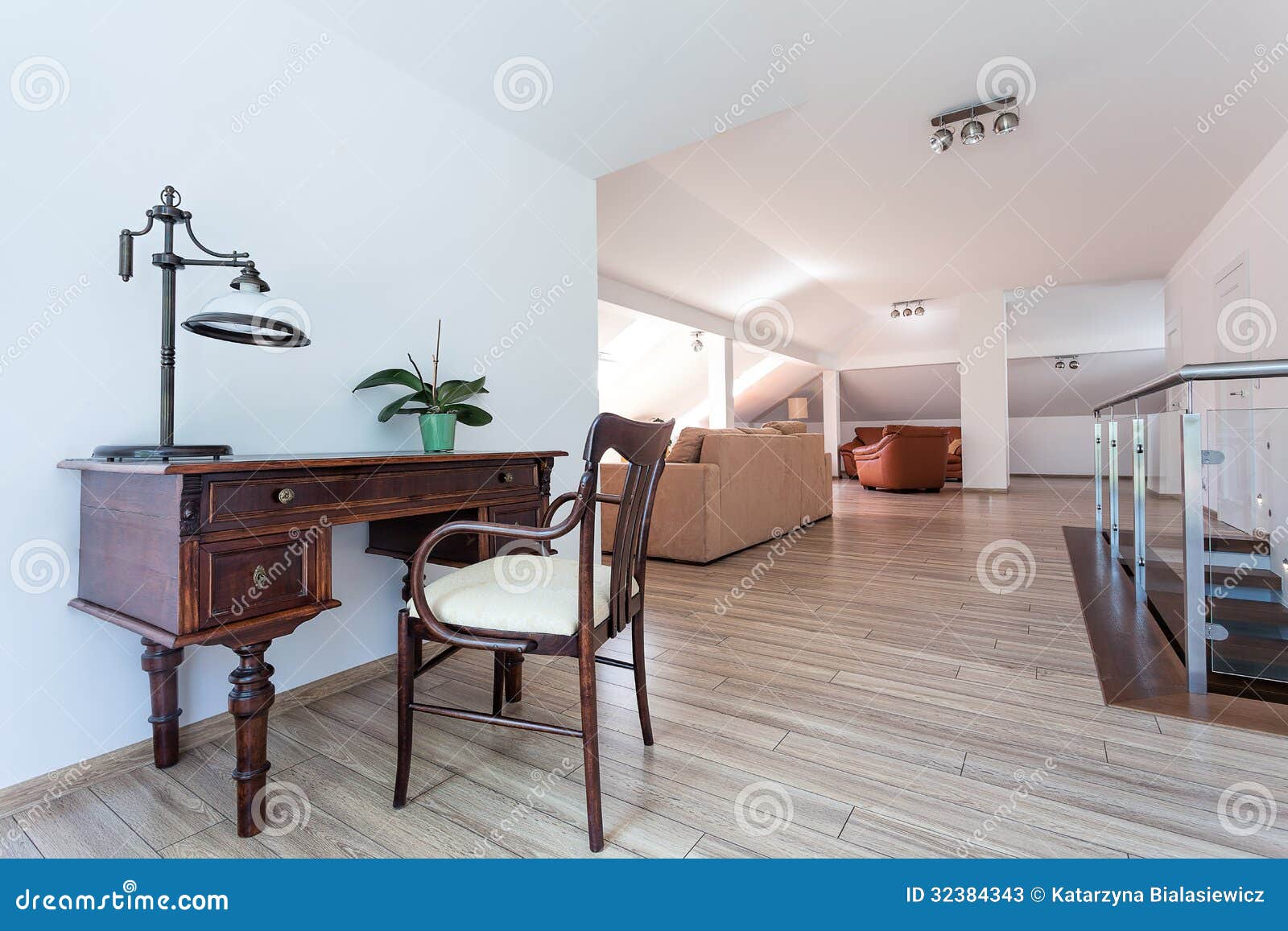 Bright Space - Study Corner Stock Image - Image of desk, design: 32384343