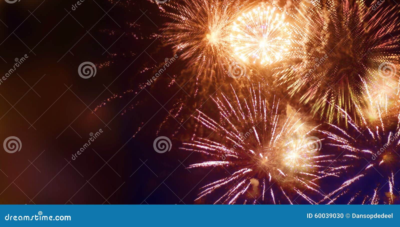 Bright sparkling fireworks stock photo. Image of colourful - 60039030