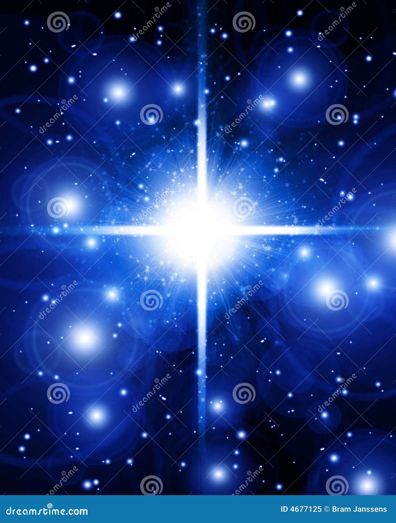 Bright sparkling star stock illustration. Illustration of space - 4677125