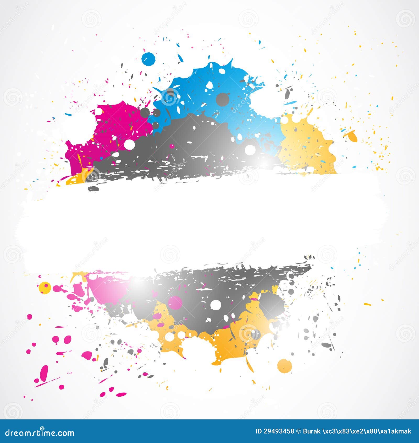 Bright Splash Grunge Design Stock Vector - Illustration of grungy ...