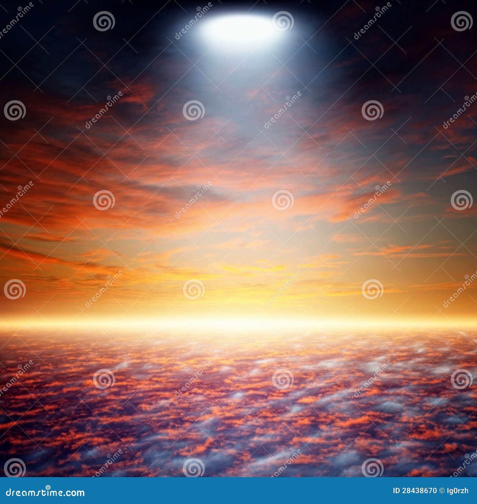 Bright Spotlight from Above Stock Photo - Image of aliens, light: 28438670