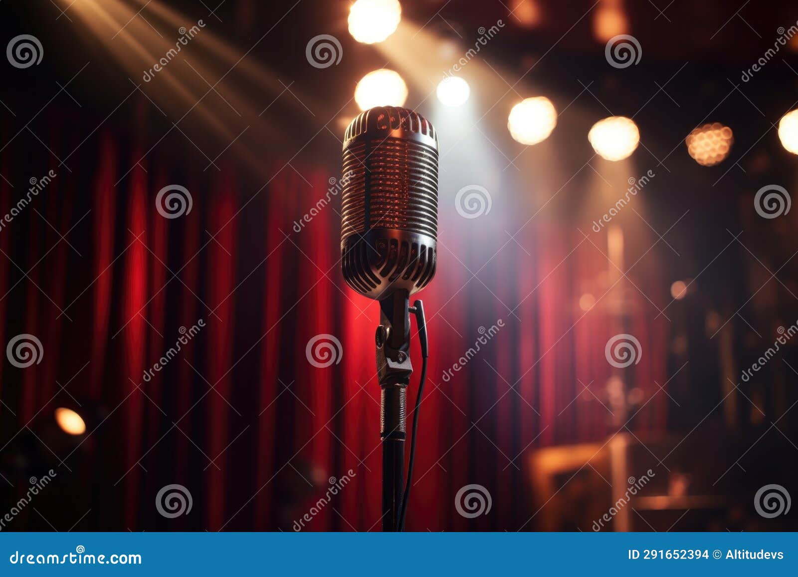 Hanging Microphone With Gay Pride Flag Background Royalty-Free Stock ...