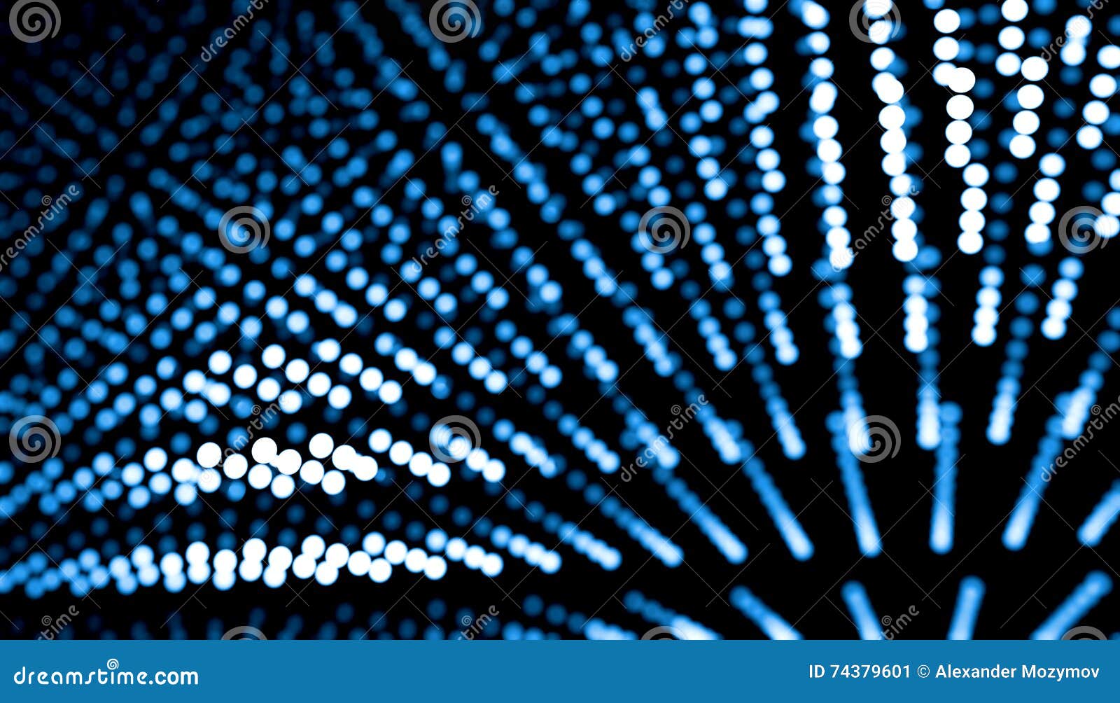 Bright Spots in Refocuse Widescreen Stock Illustration - Illustration ...