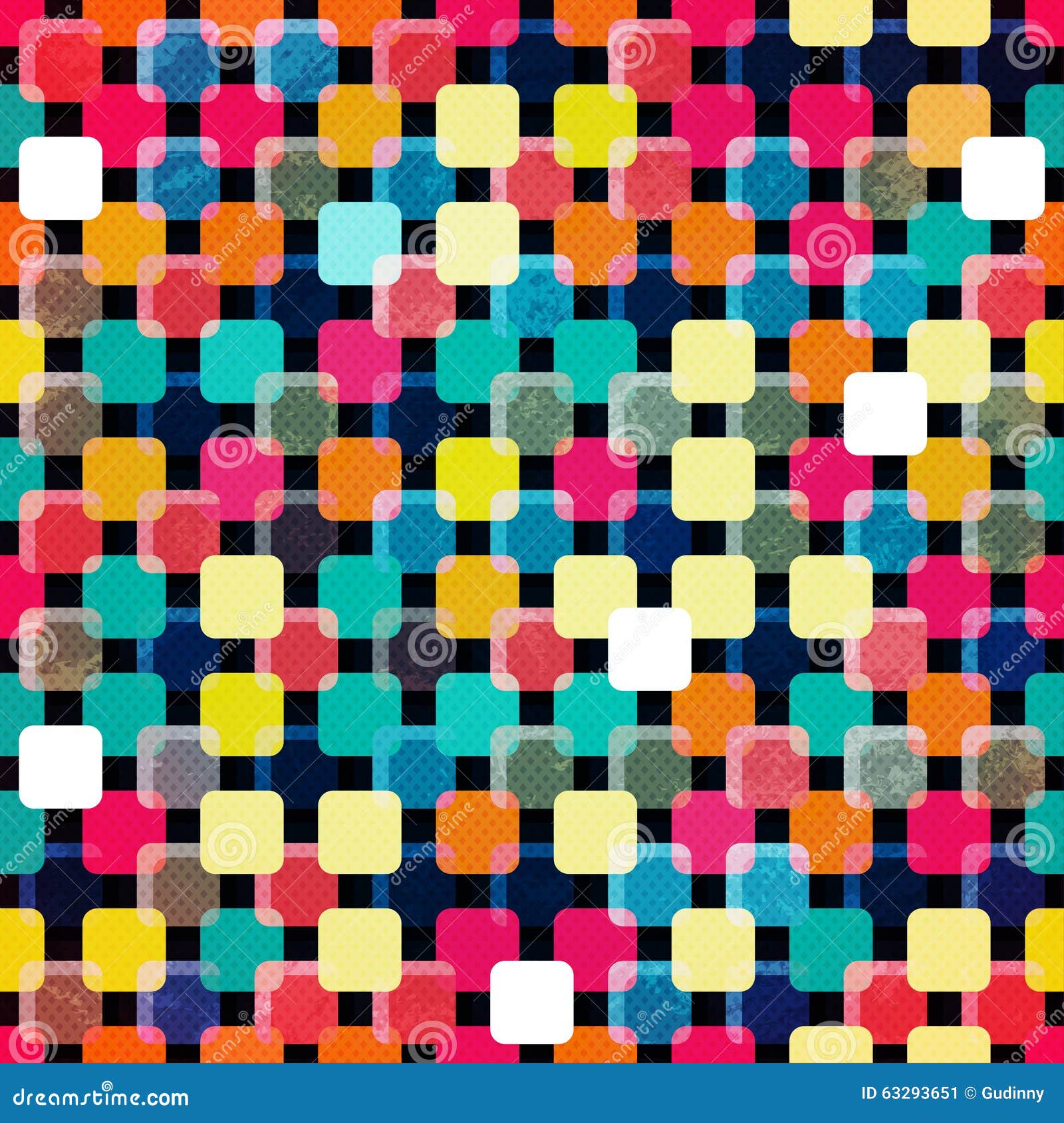 Bright Square Seamless Texture Vector Illustration | CartoonDealer.com ...