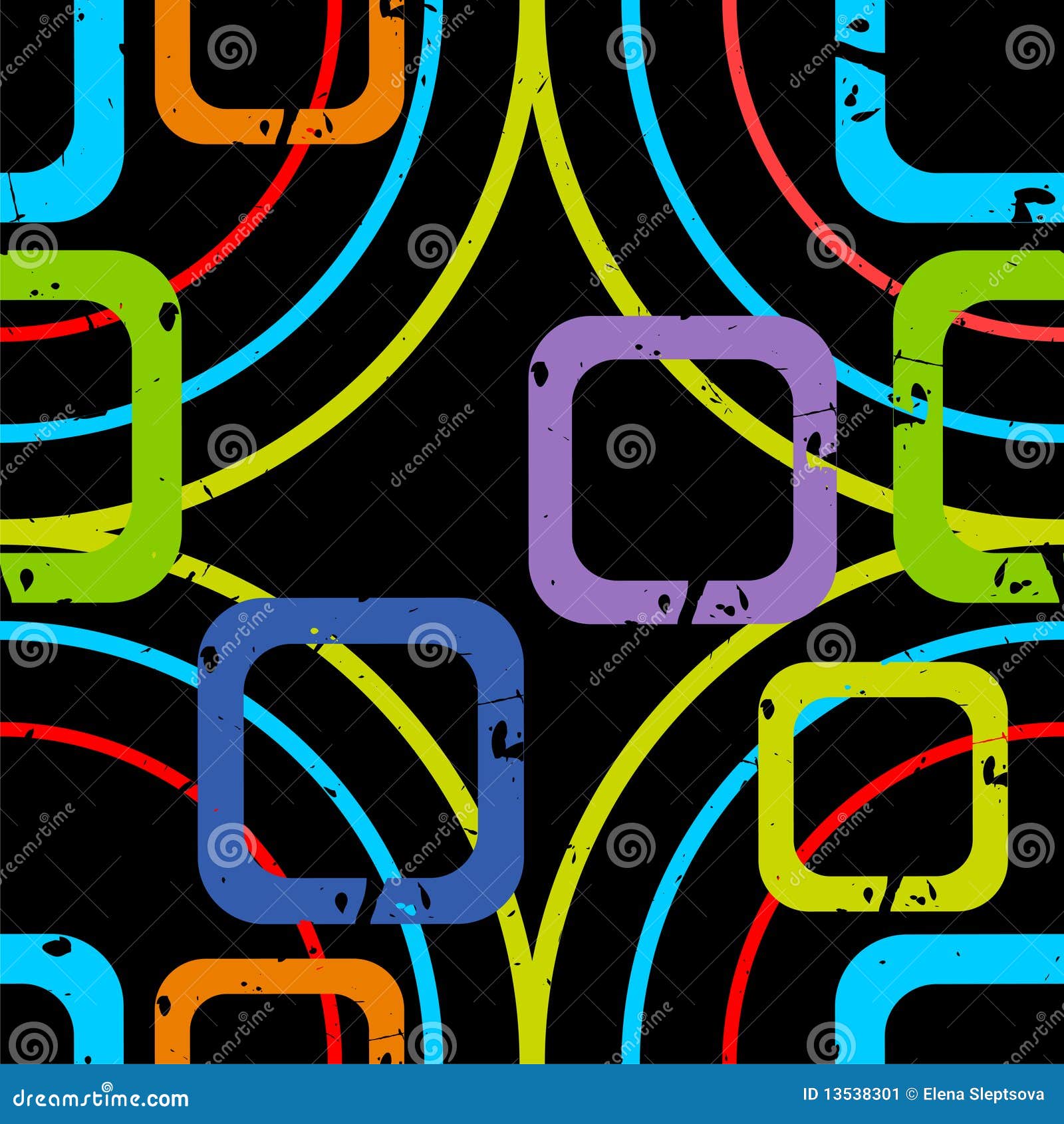 Bright squares stock vector. Illustration of modern, geometric - 13538301