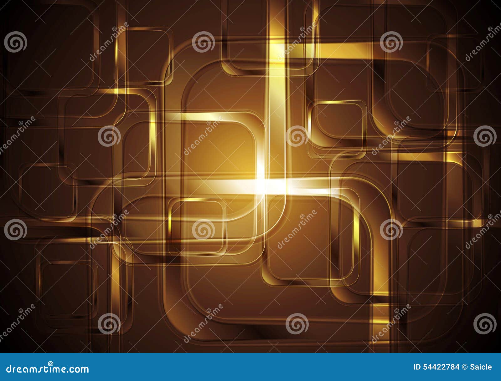 Bright Squares Abstract Tech Background Stock Vector - Illustration of ...