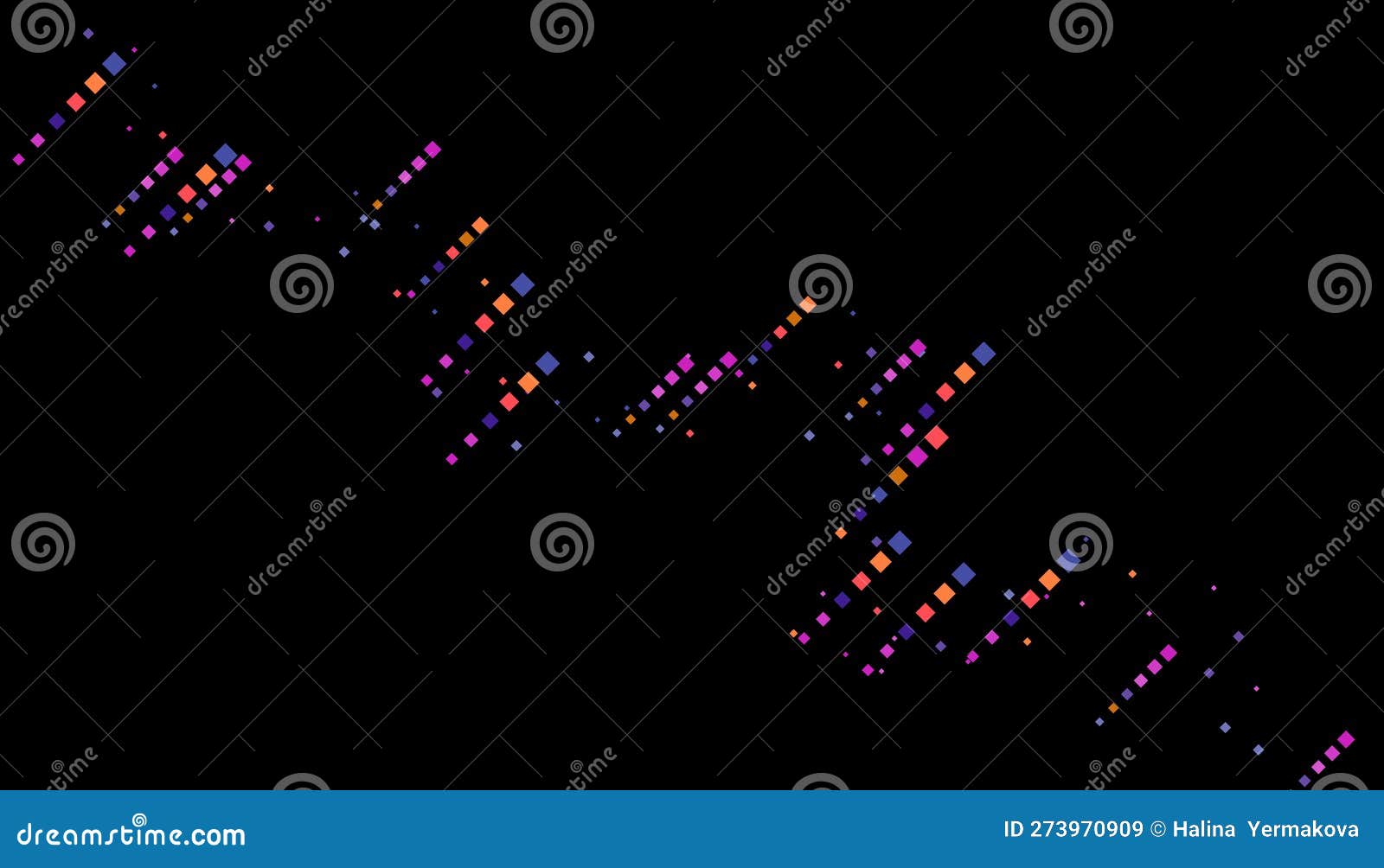 Bright Squares on a Black Background. Festive Background, Disco. Design ...