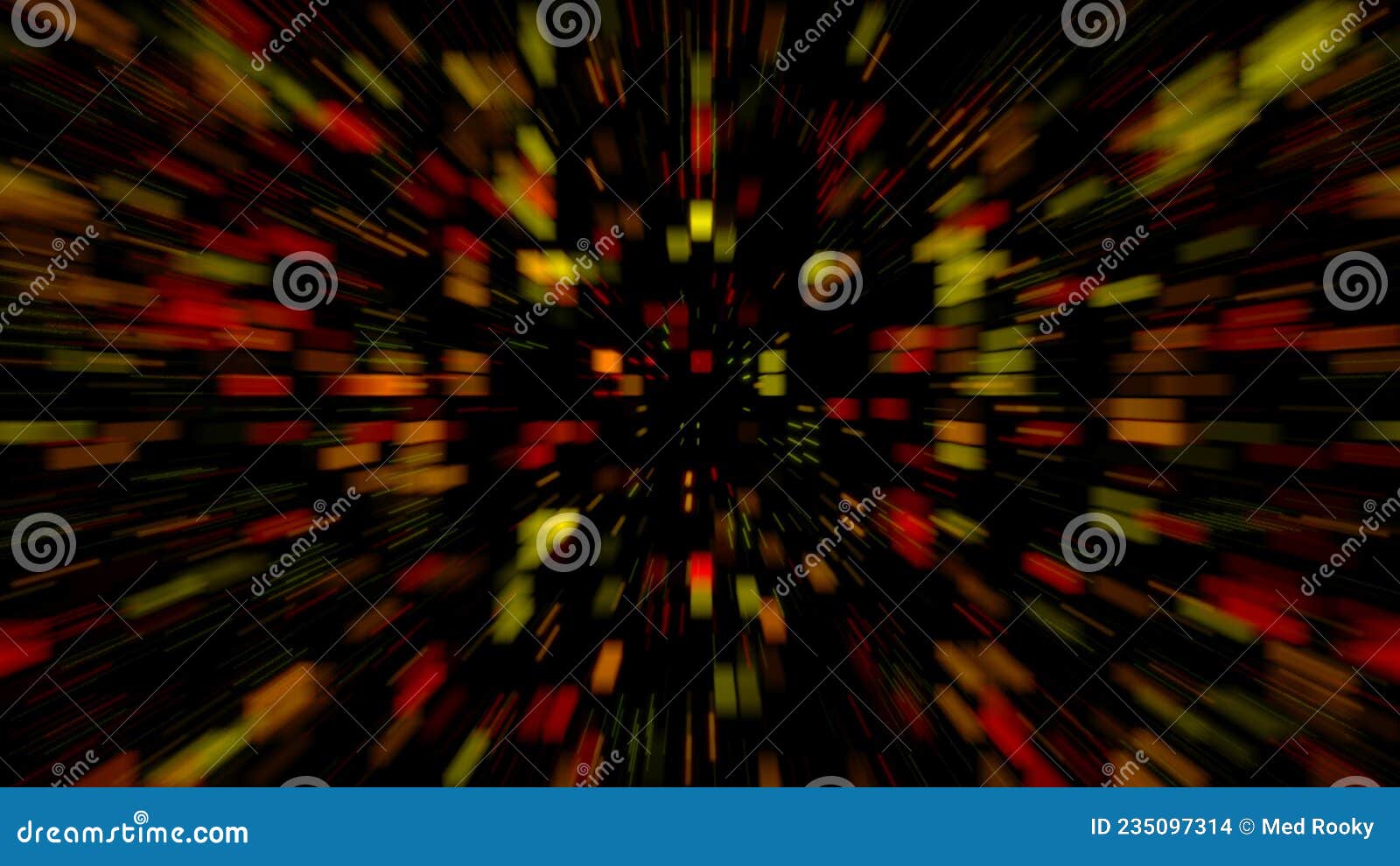 Bright Squares Motion Blur Technology Background. Technological Stock ...