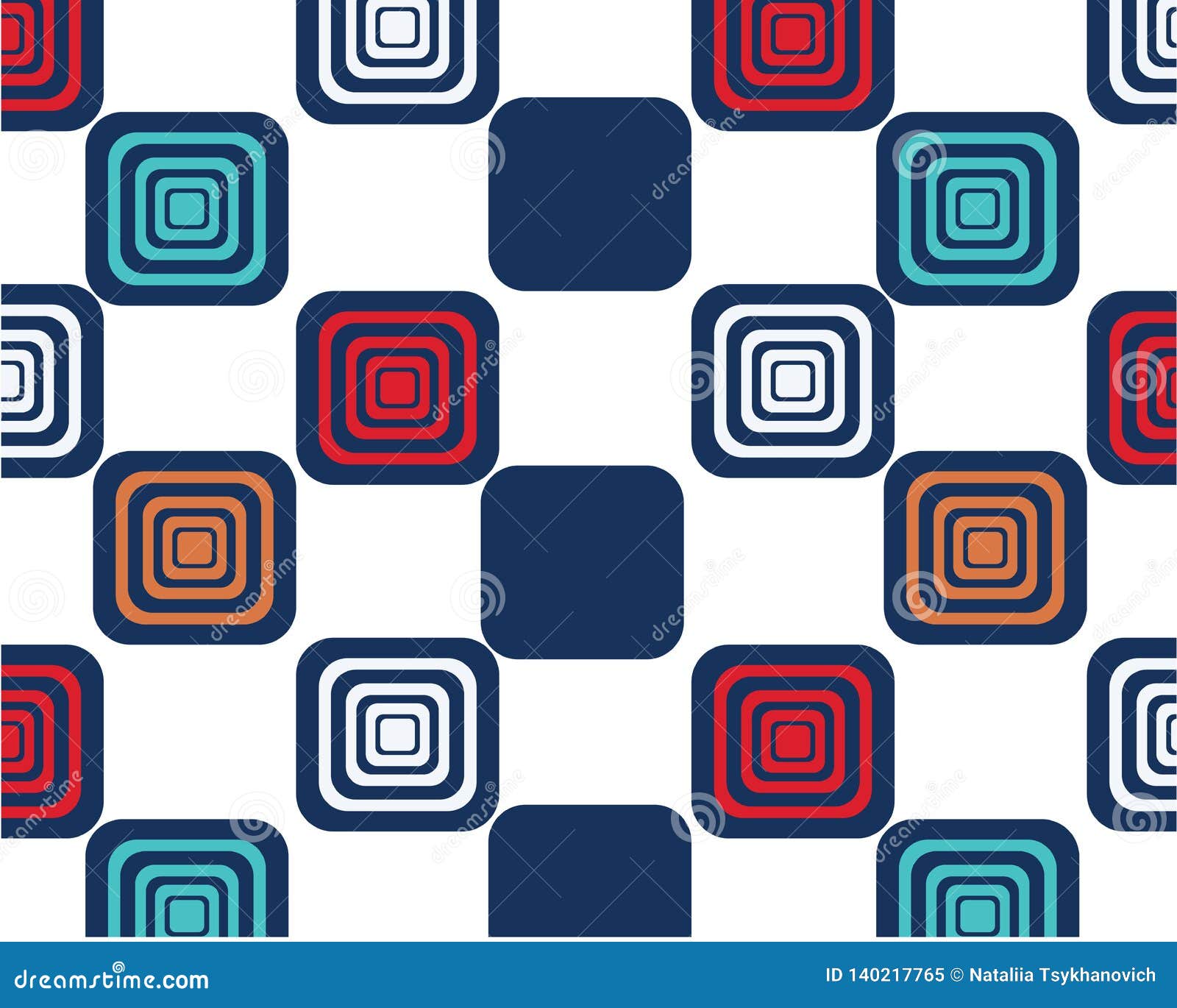 Bright Squares on White Background, Memphis Style, Wall Paper Stock ...