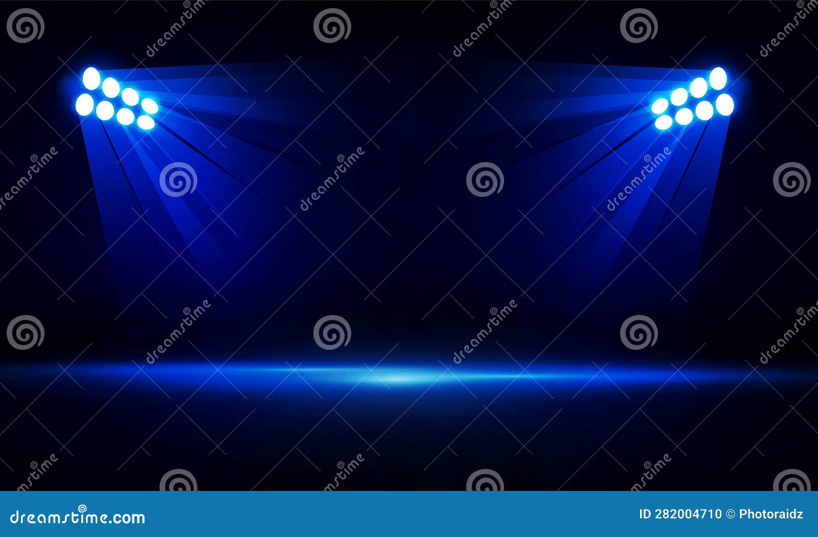 Bright Stadium Arena Lights Vector Design Stock Illustration ...
