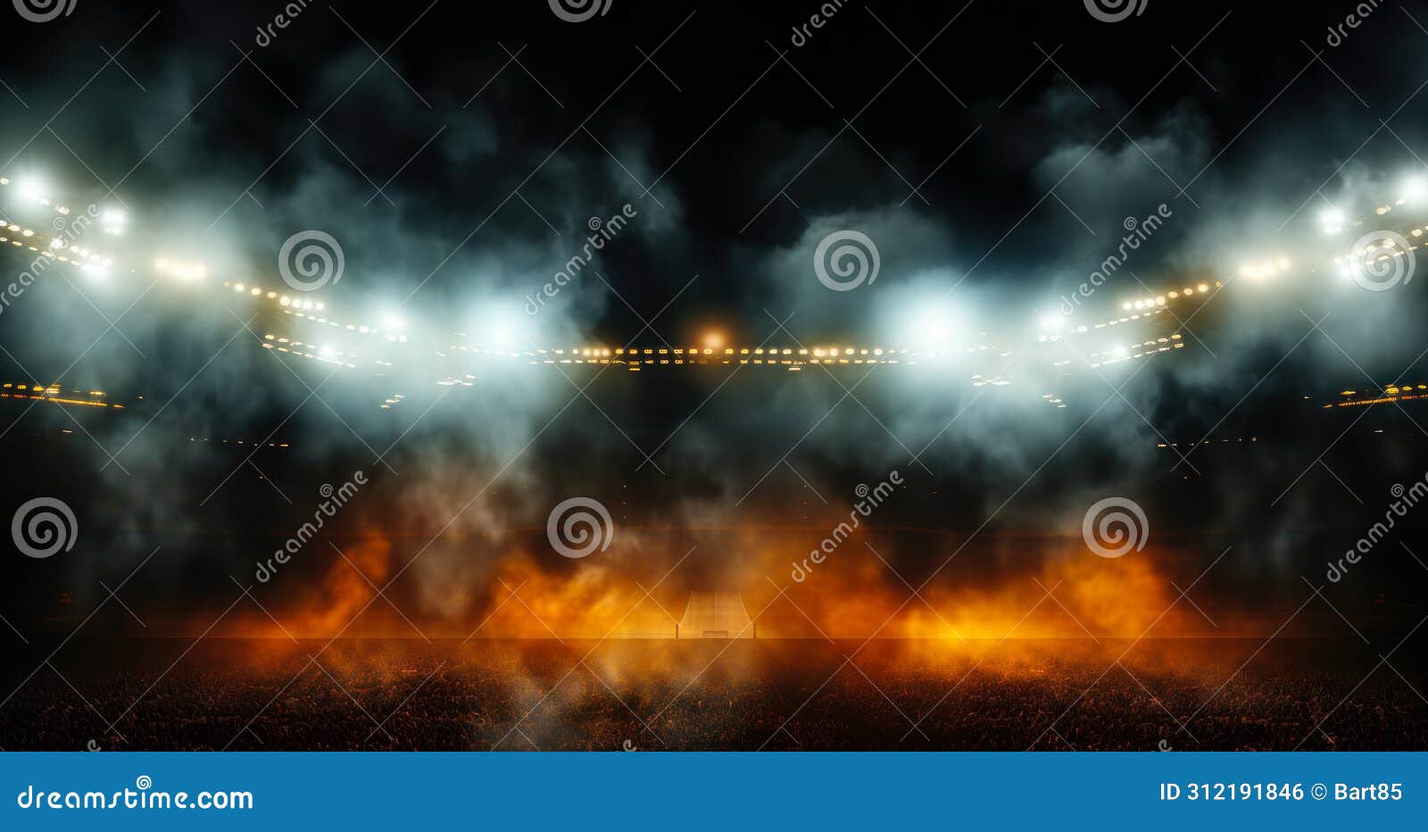 Dynamic Smoke Exploding Outwards With Dramatic Effect Stock Photography ...