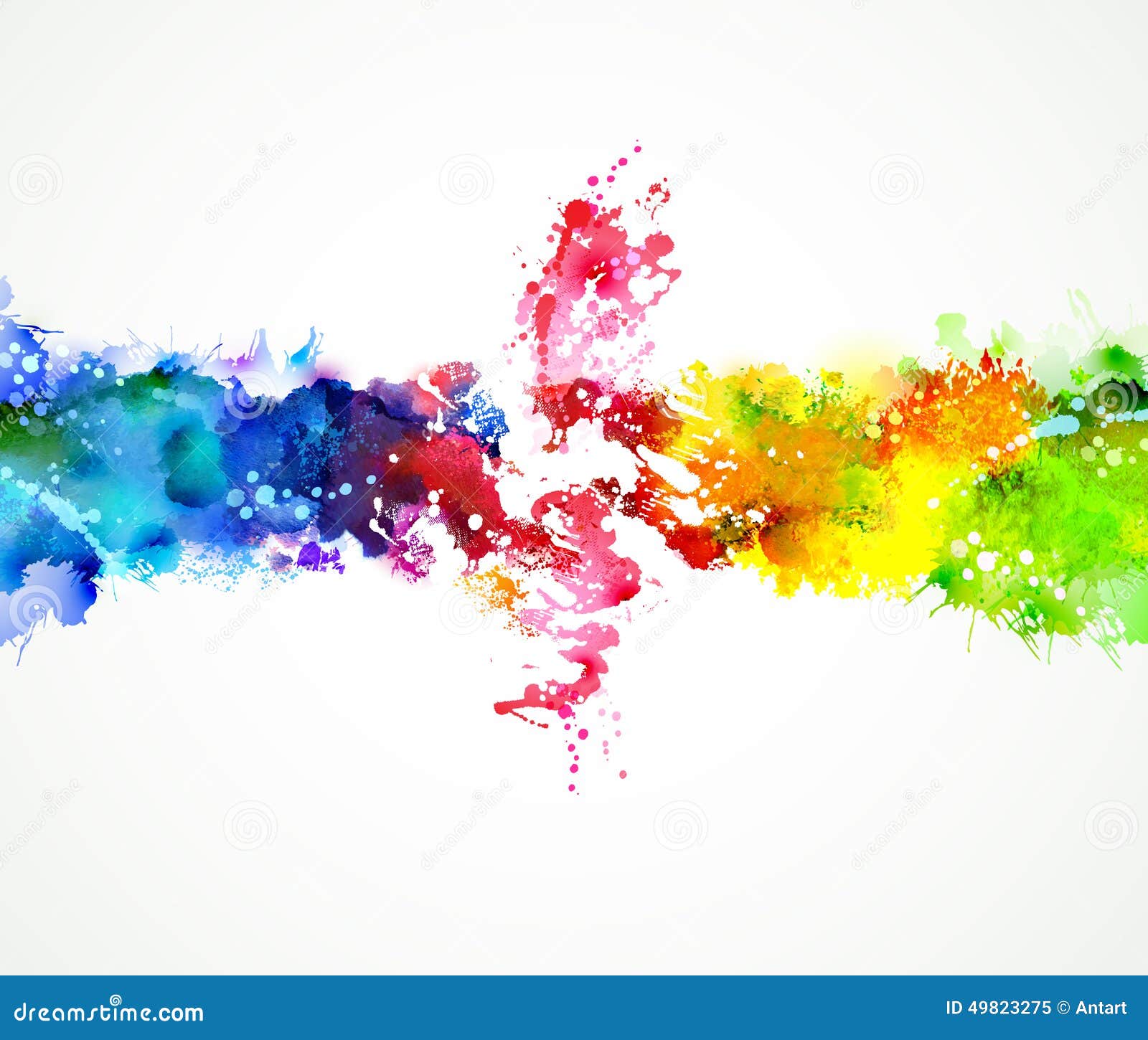 Bright stains stock illustration. Illustration of brochure - 49823275