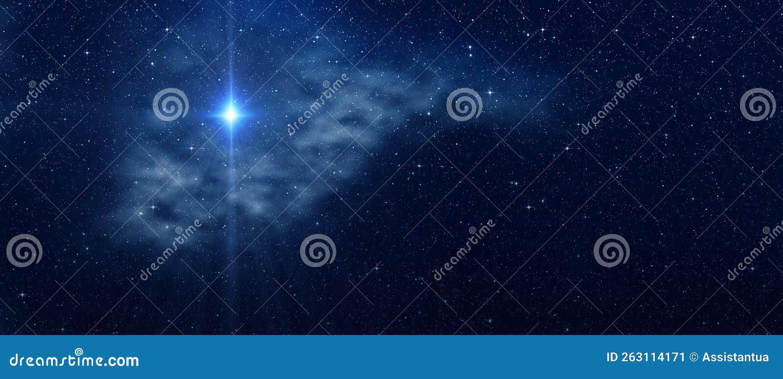Bright Star. Christmas Star of the Nativity of Bethlehem, Nativity of ...
