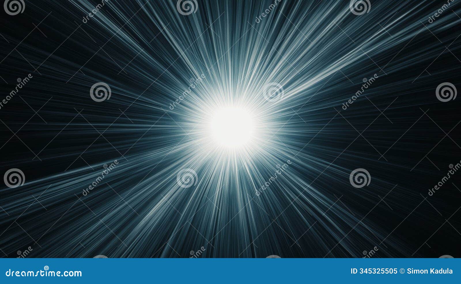 Bright Star Exploding and Generating Light Rays in the Dark Universe ...