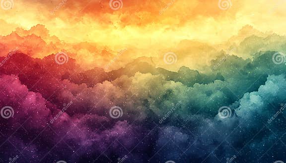 Bright Star Field in Vibrant Galaxy Backdrop Shines Generated by AI ...